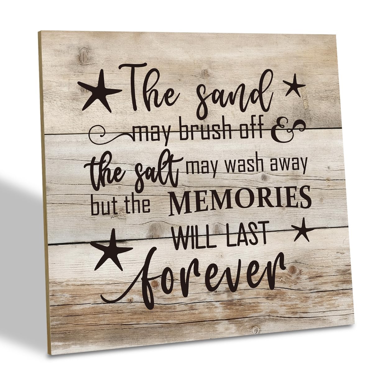 Amazon.com: Beach Wood Sign, The Sand may Brush Off the Salt may Wash ...