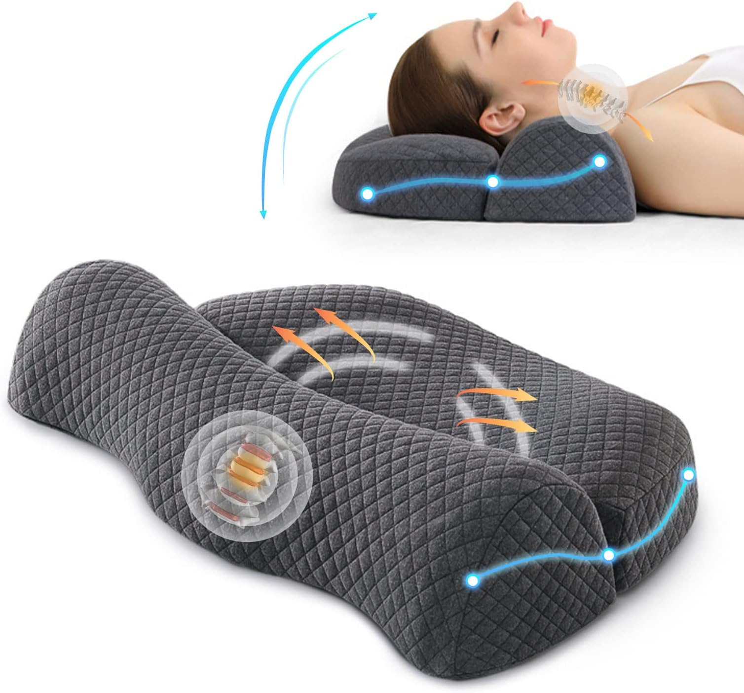 Amazon.com: Super Ergonomic Pillow, 2023 New Orthopedic Correction ...