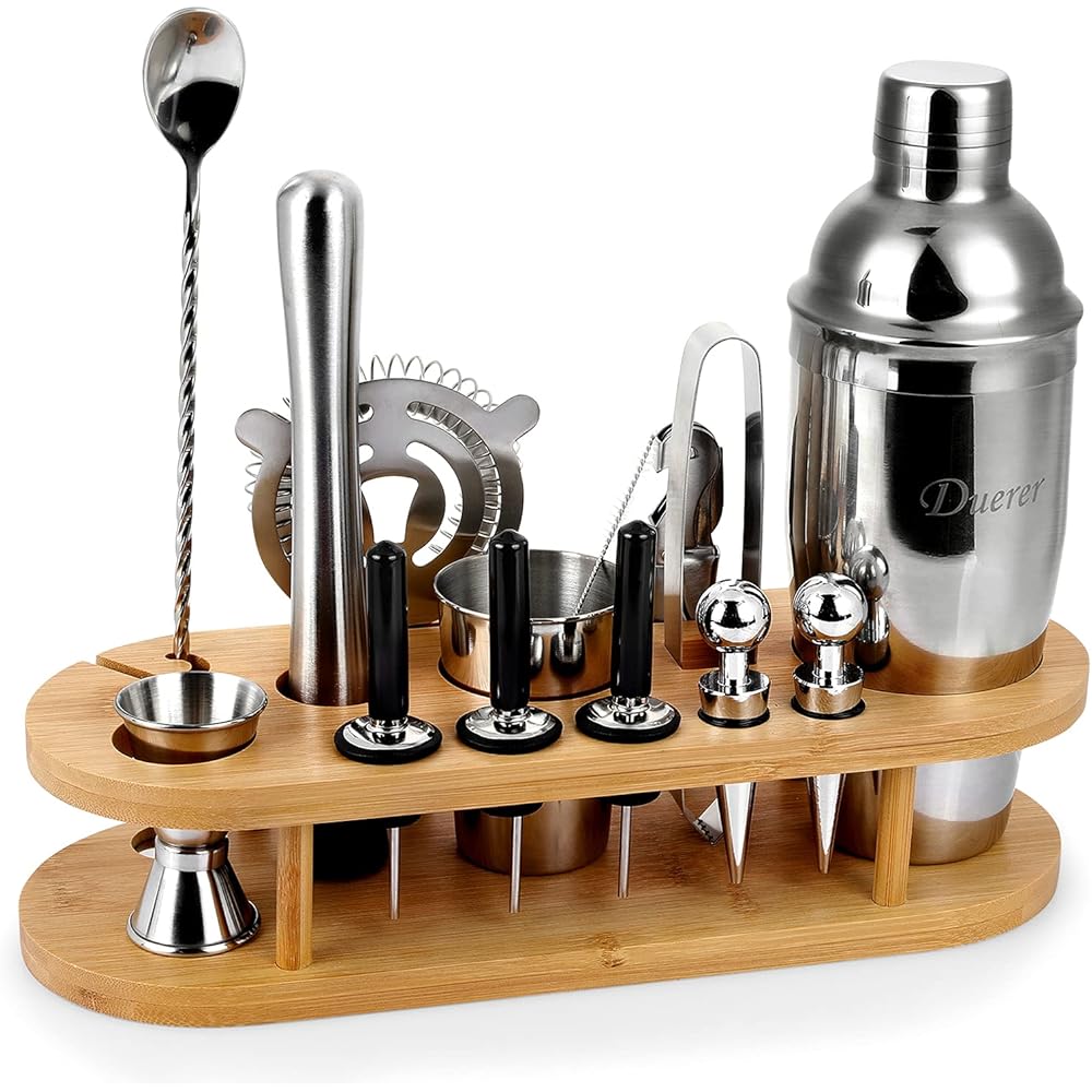 $7/mo - Finance Duerer Bartender Kit with Stand, 23-Piece Cocktail Kit ...