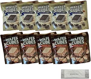 Amazon.co.jp: Cube Wafers, Chocolate Flavor, 3.5 oz (100 g), Vanilla ...