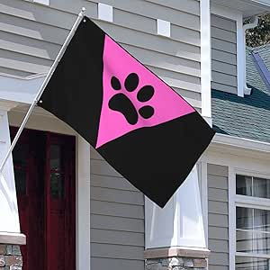 Amazon.com : Panther Pink Triangle Pride Pride Flag Lgbt 3x5 Feet ...