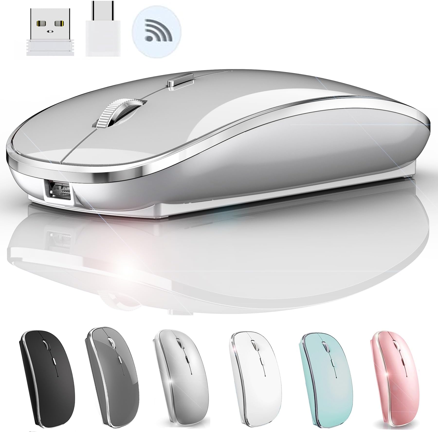 Amazon.com: JETTA Wireless Mouse for MacBook Pro, MacBook Air, Laptop ...
