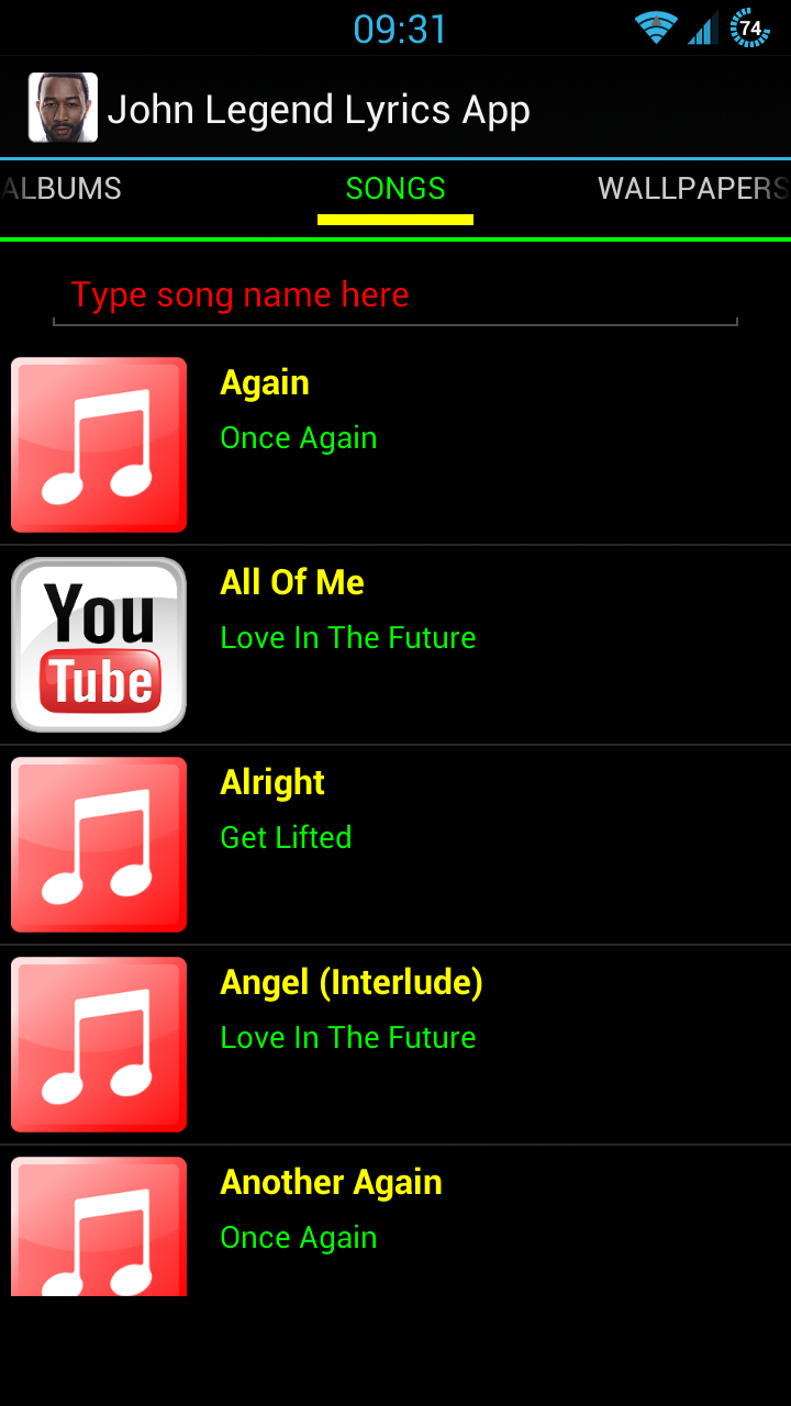 All Of Me John Legend Lyrics Wallpaper