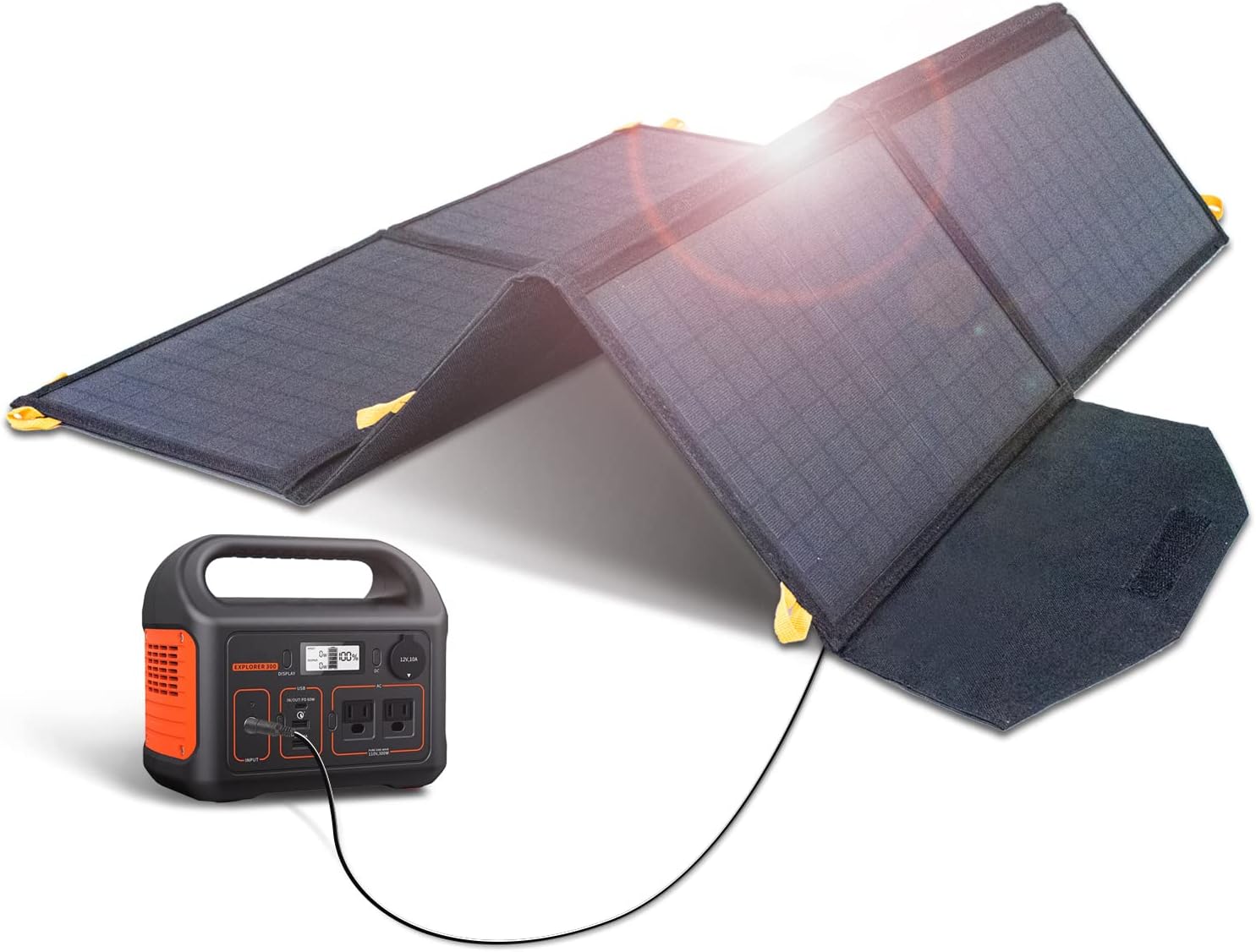 15W Off-Grid Solar Lighting System with 4 LED Lights, Solar Panel ...