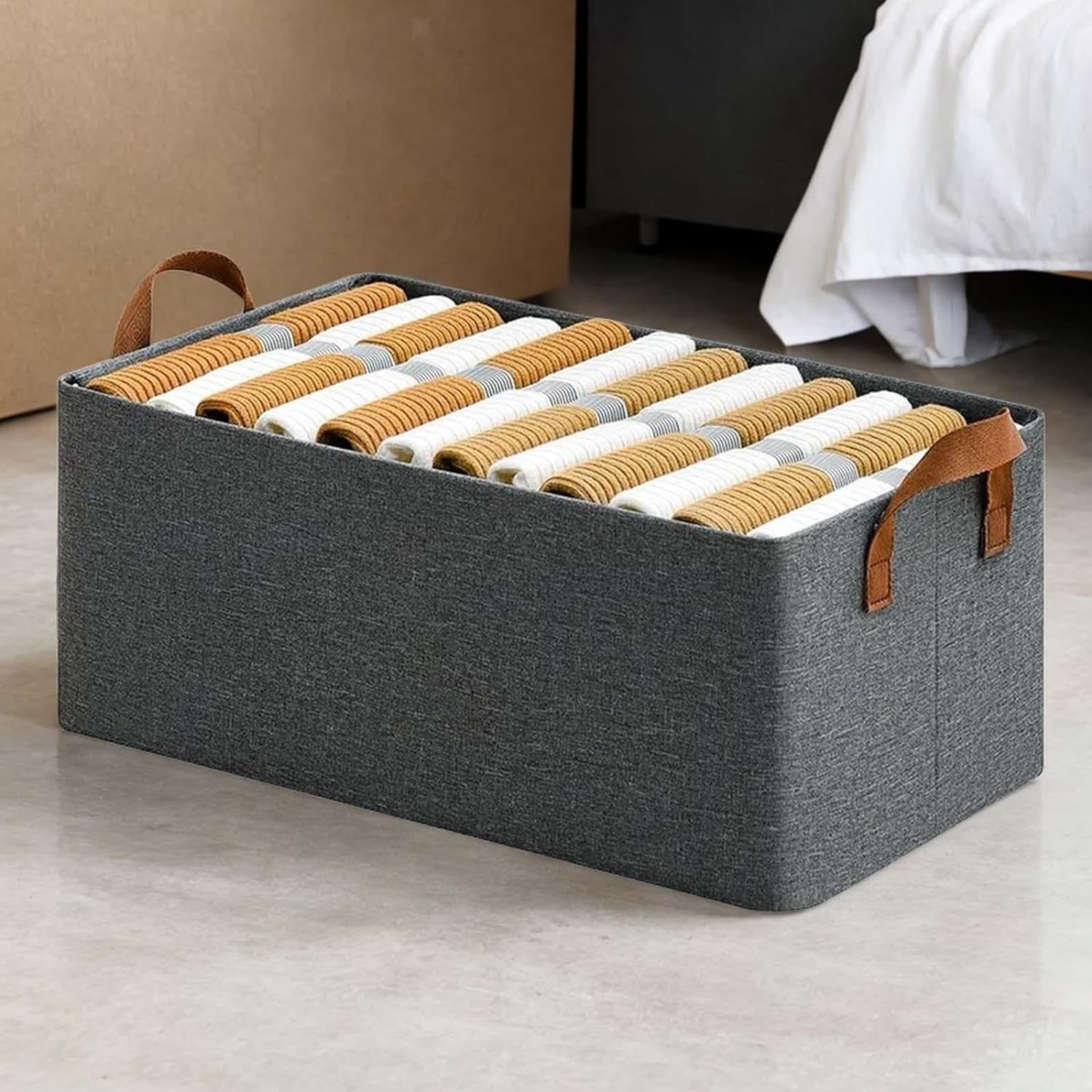 Live2Better Foldable Cloth Storage Basket | Multi Functional Folding ...