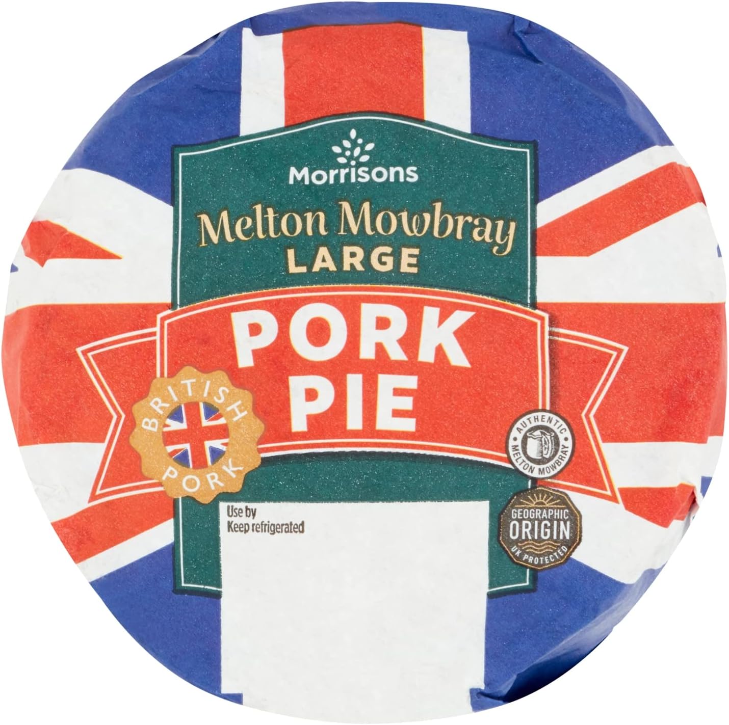 Morrisons Large Melton Mowbray Pork Pie, 440g : Amazon.co.uk: Grocery