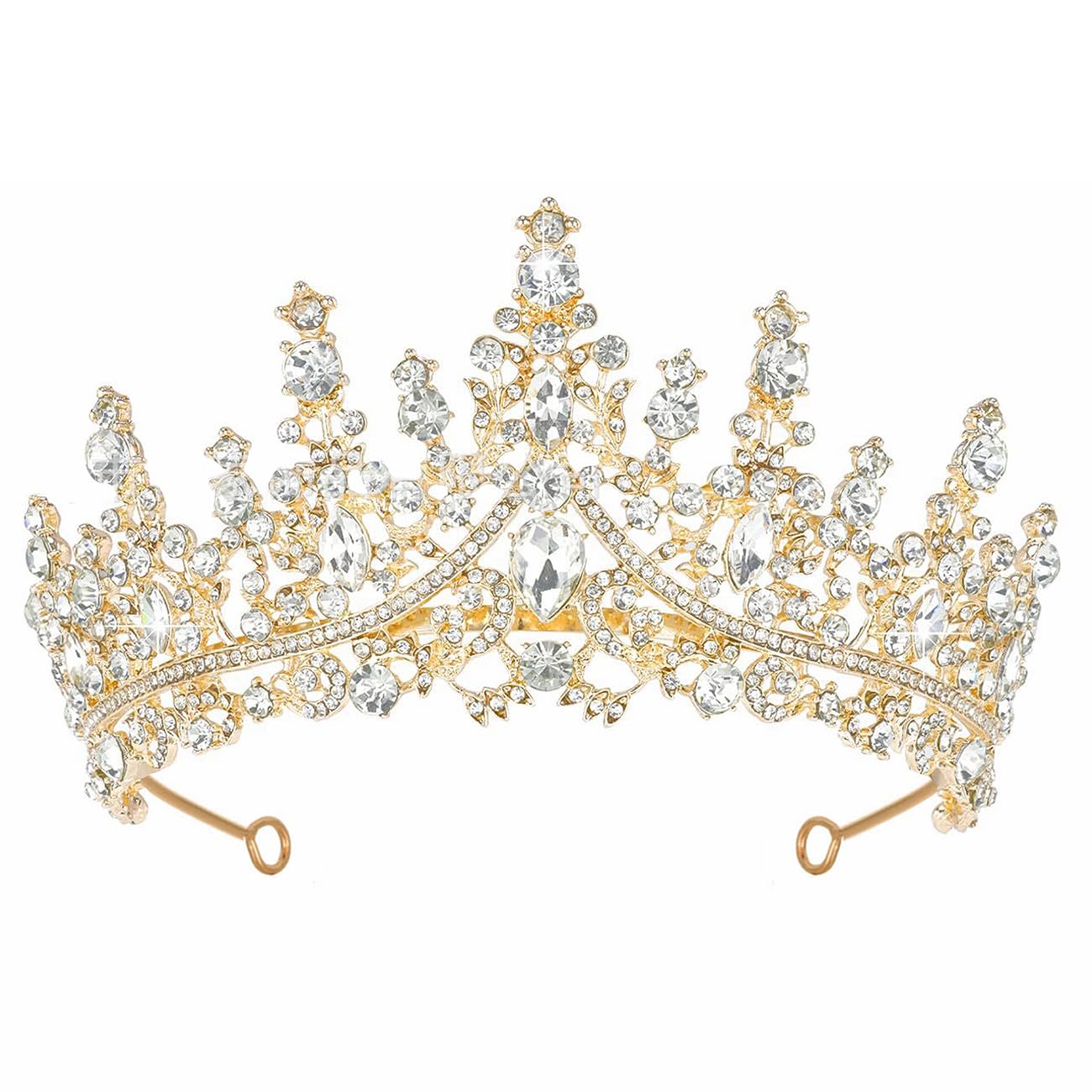 Amazon.com: Papoopy Tiara Crown for Women, Headband Hair Accessories ...