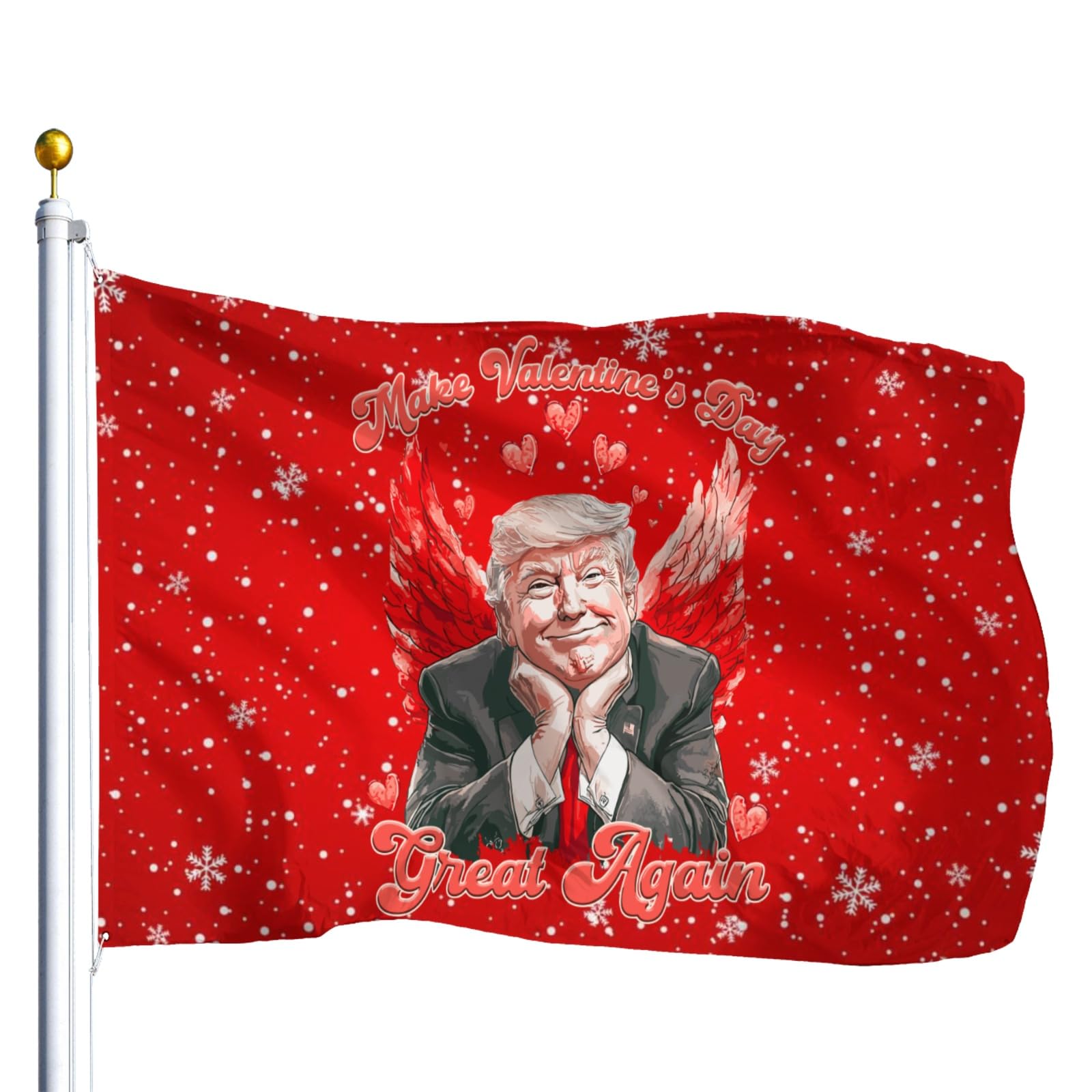 Amazon.com : Make Valentine Day Great Again Funny Trump Lovers Funny ...