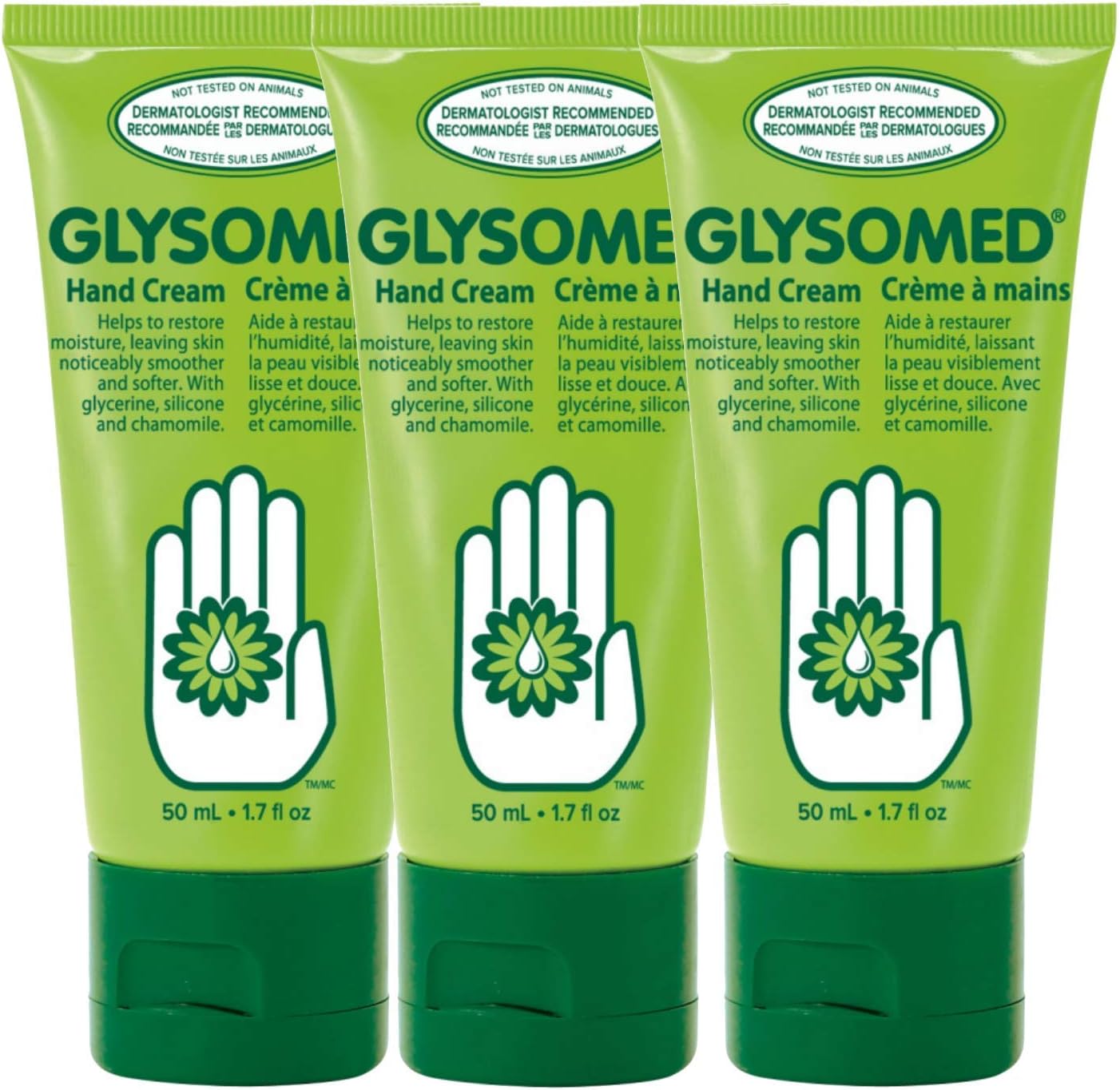 Glysomed Hand Cream Trio Pack (3 x Glysomed Hand Cream Mini Travel Size ...