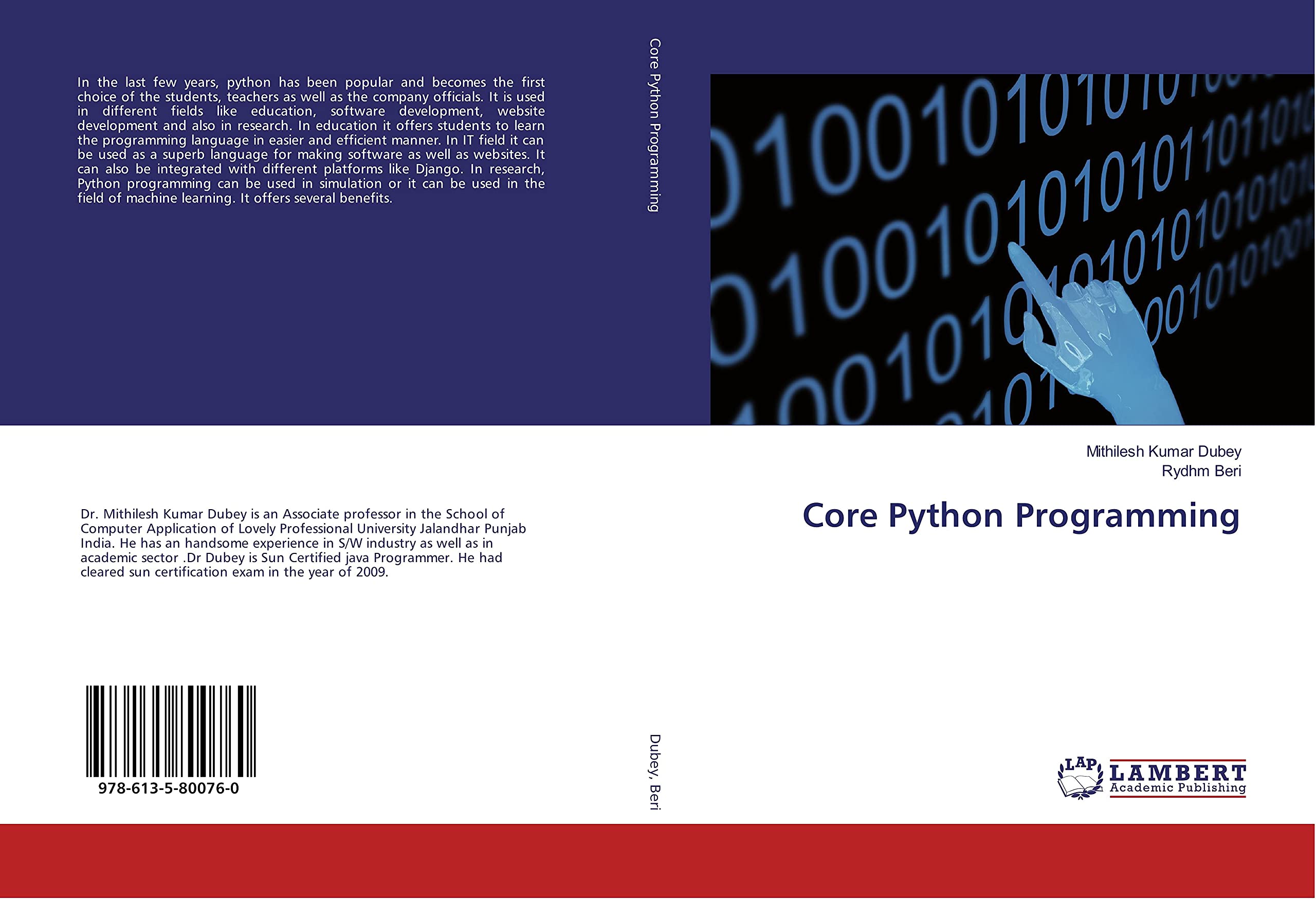 Core Python Programming : Mithilesh Kumar Dubey und Rydhm Beri: Amazon.in: Books