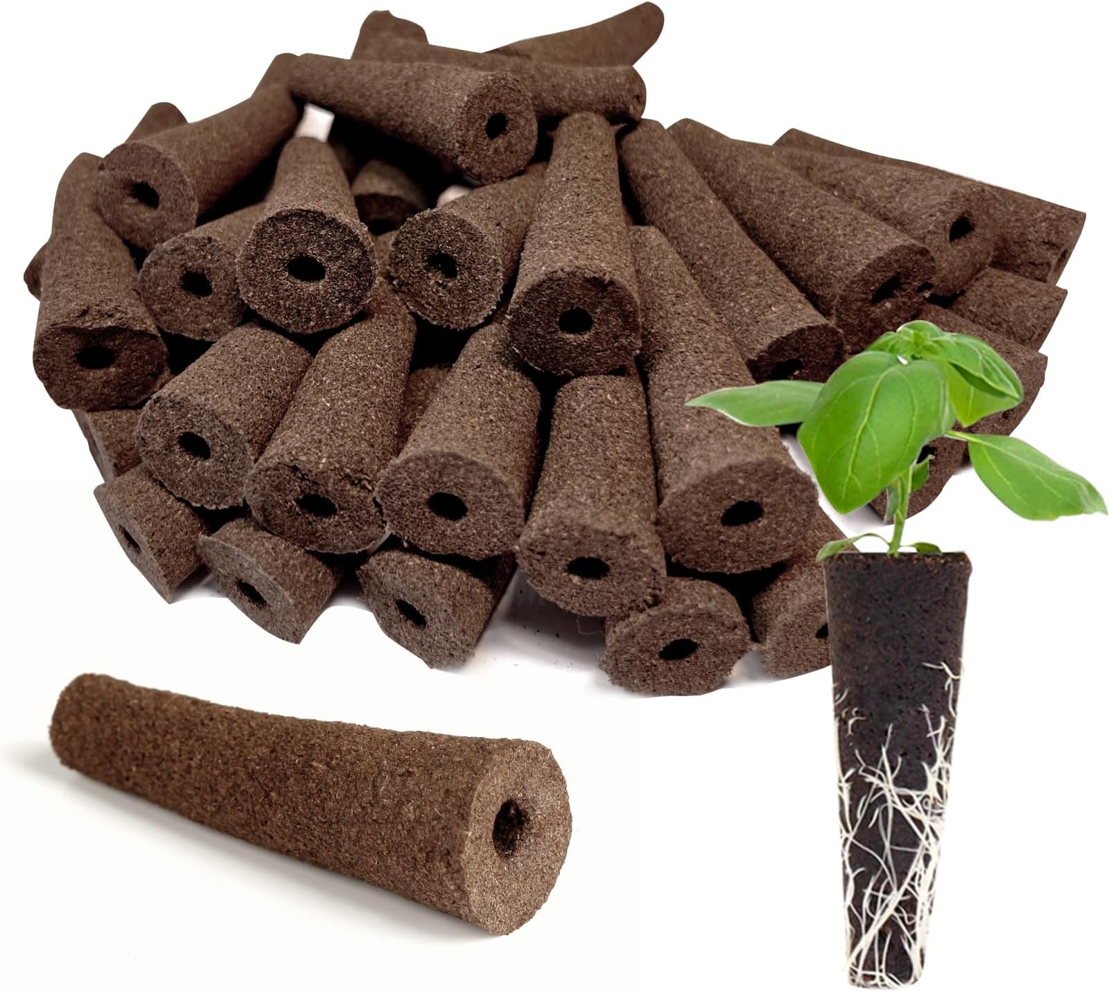 Amazon.com : Cookawa 50 Pack Grow Sponges for Hydroponics, Replacement ...