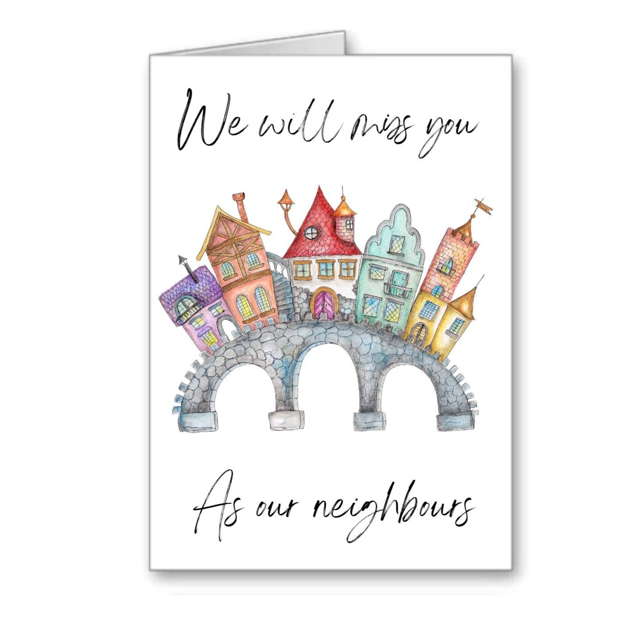 Neighbours Moving Card New Home We will you as Neighbours : Amazon.co ...
