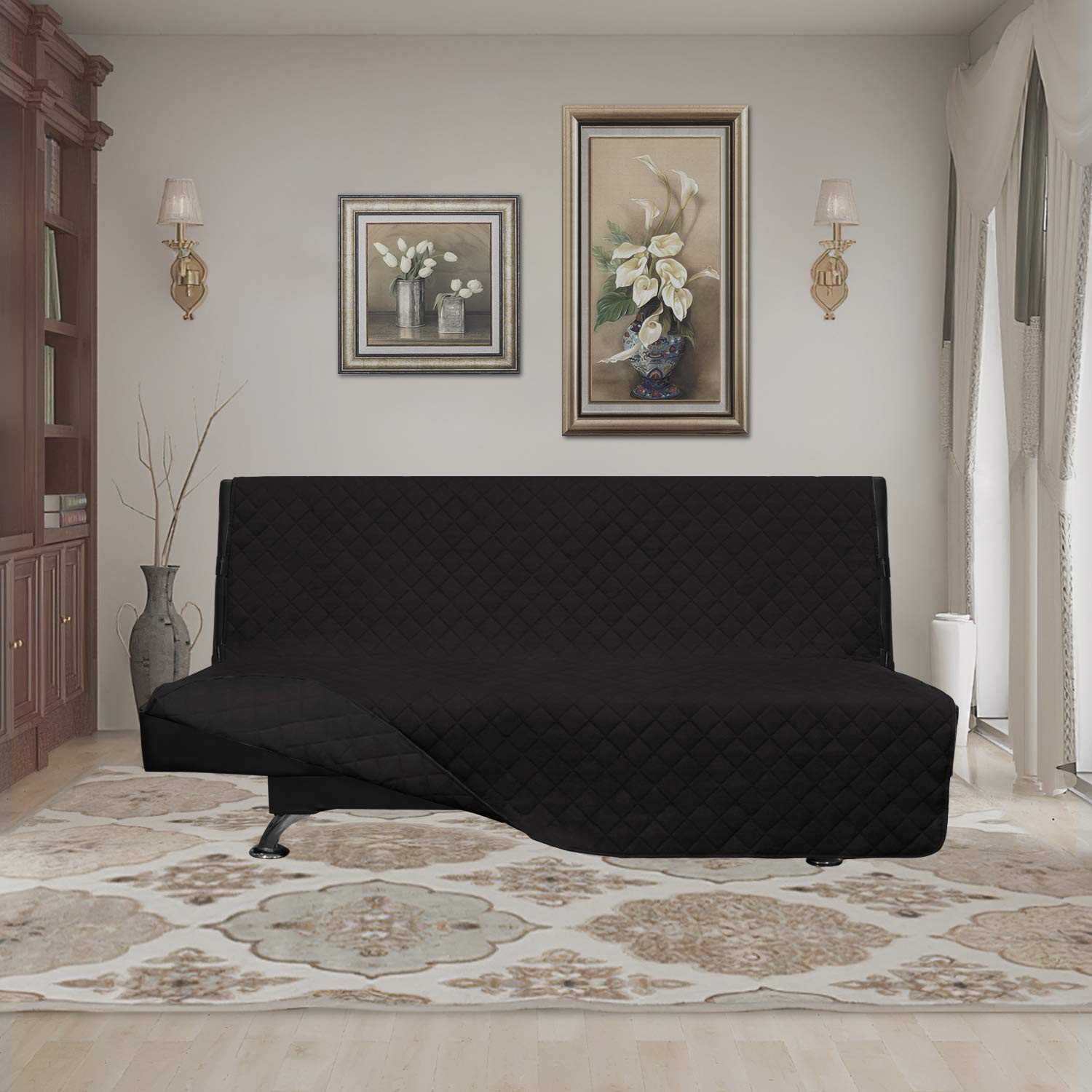Easy-Going Futon Slipcover Reversible Futon Cover Water Resistant Couch ...
