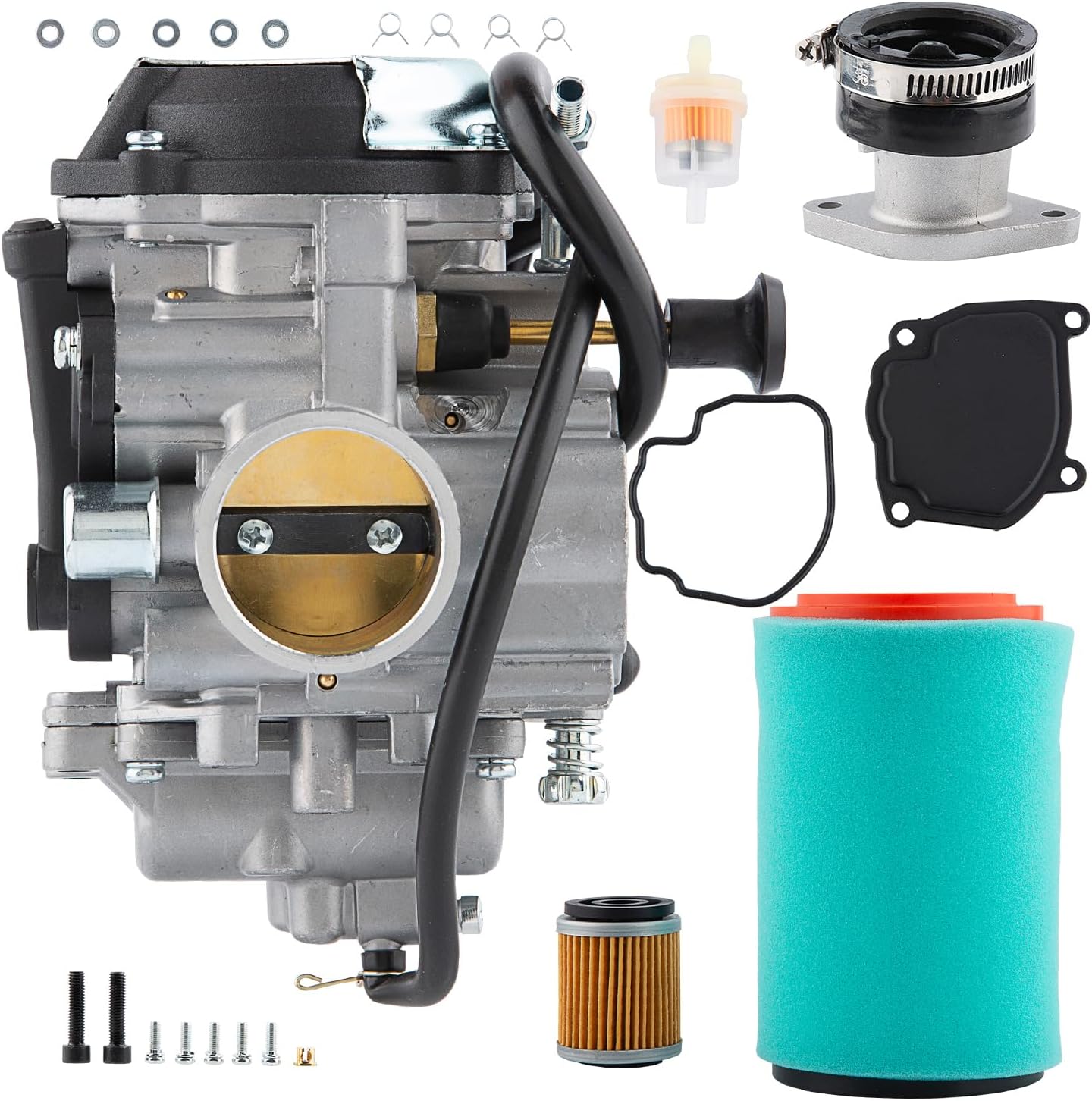 Amazon.com: YFM250 Carburetor for 1999-2004 Yamaha Bear Tracker 250 YFM250X YFM250Xh YFM250XM ...