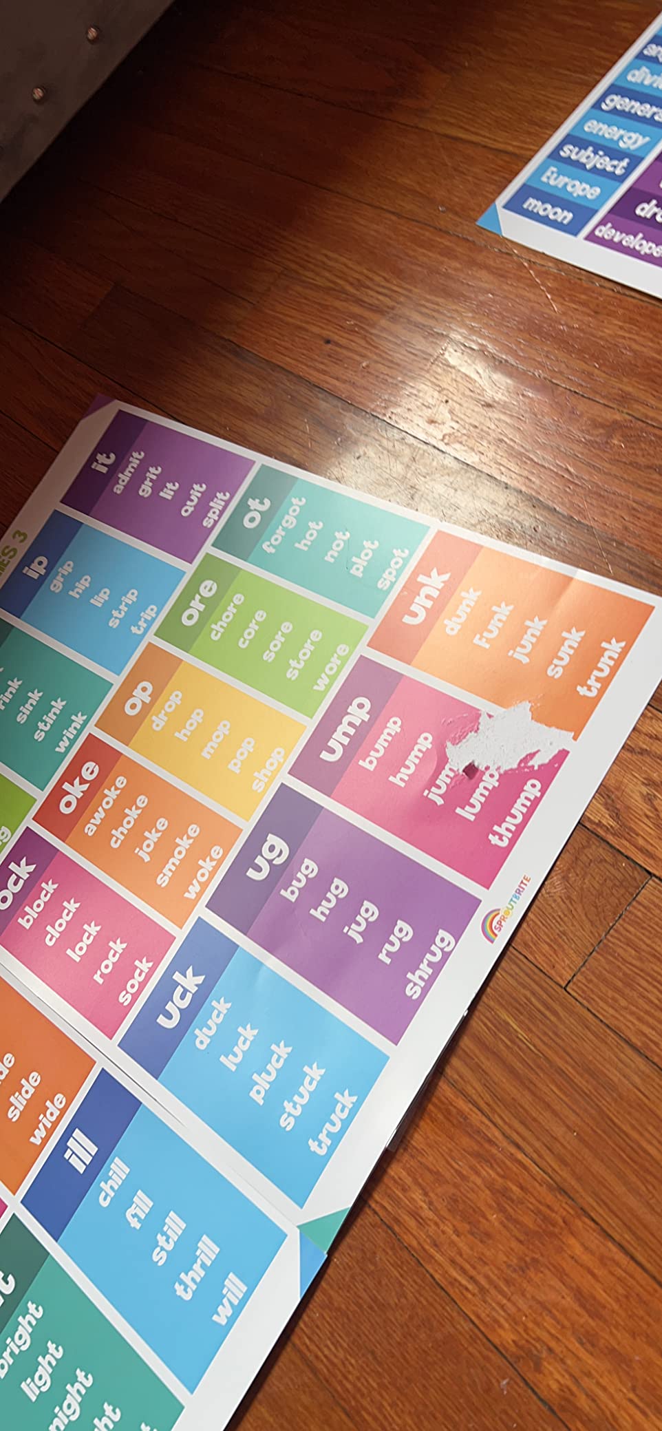 Amazon.com: Sproutbrite Sight Word Posters for Classroom - Educational ...