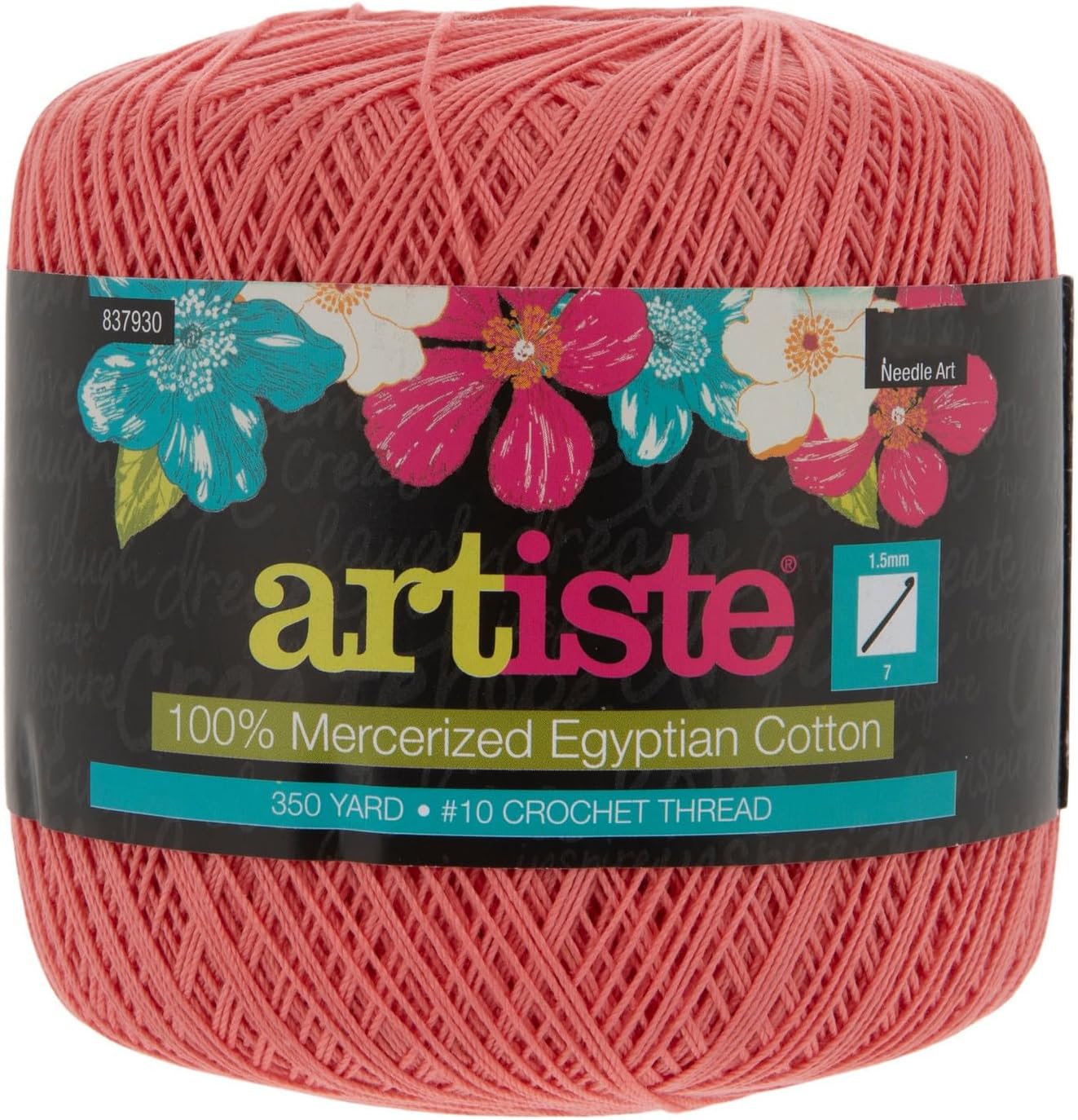 Amazon.com: Hobby Lobby Salmon Artiste Cotton Crochet Thread(Set of 3)