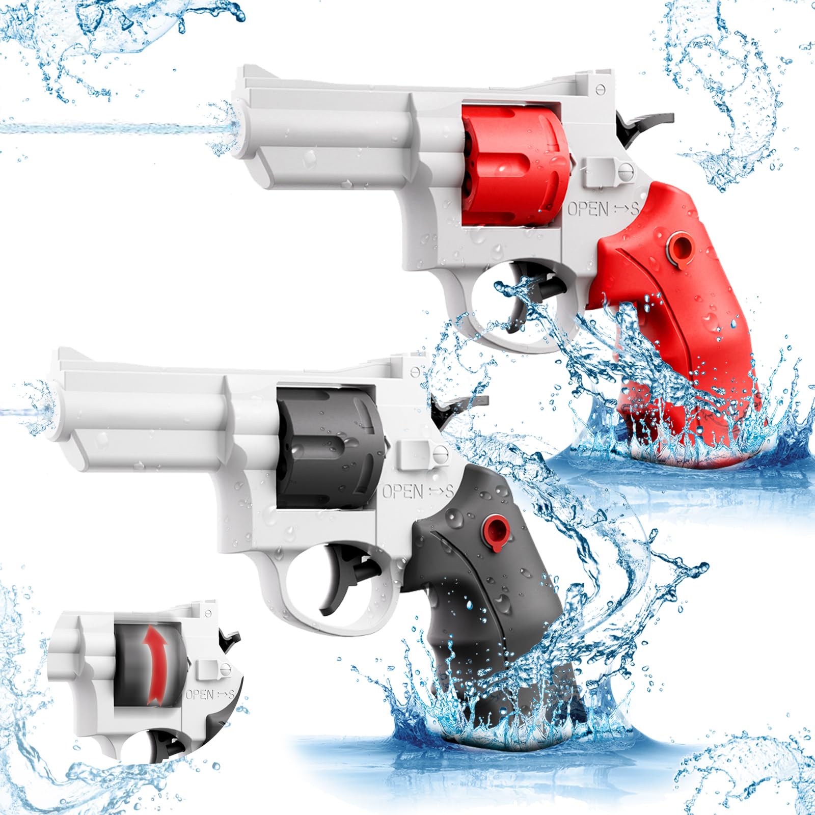 Amazon.com: Squirt Gun for Kids-Summer Cool Soaker Water Guns for 3 4 5 ...
