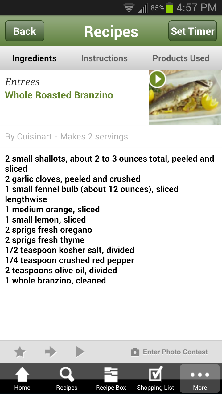 Cuisinart KitchenSync:Amazon.com:Appstore for Android