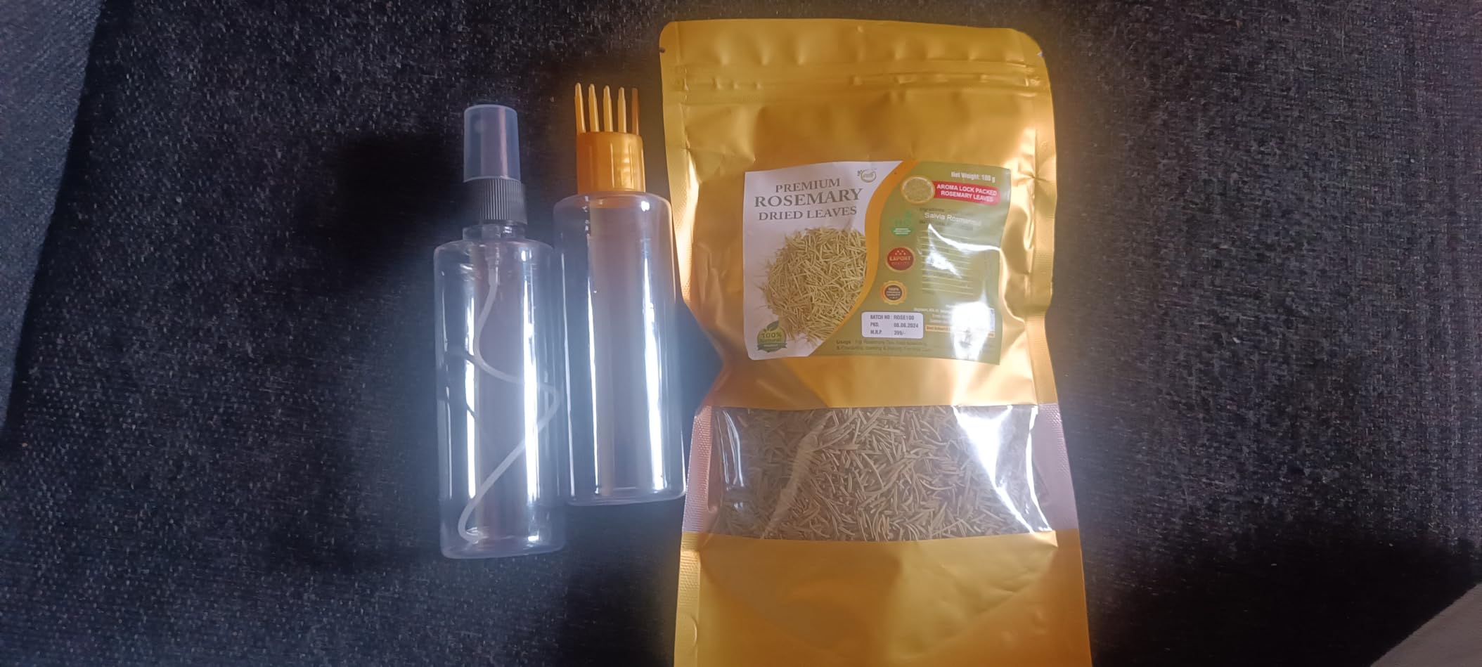 Rosemary Dried Leaves 50 Gram + FREE Hair Applicator , Premium Rosemary ...