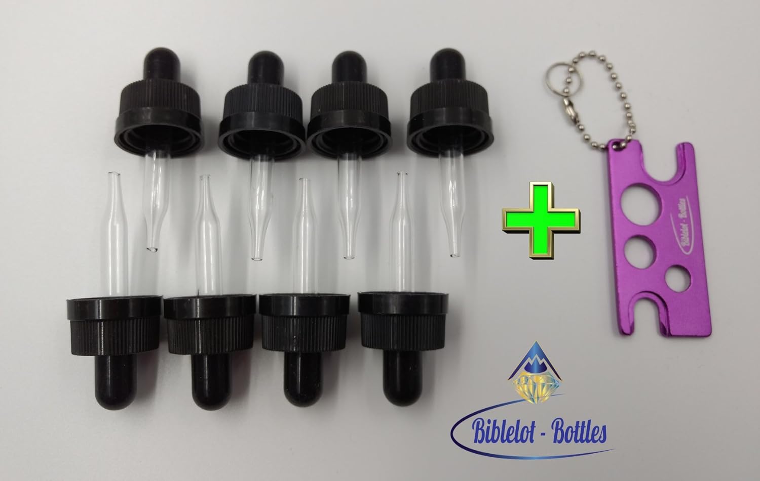 Amazon.com: 5ml Glass Eye Droppers (8), Metal Essential Oil Key Tool (1 ...