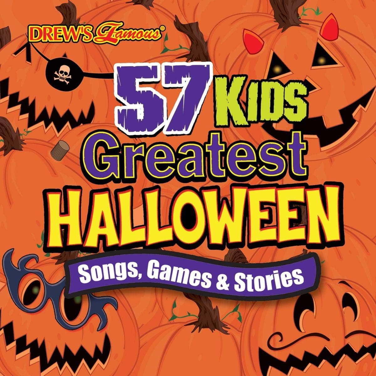 Drew's Famous 57 Greatest Kids Halloween: Songs Games and Stories: Drew ...