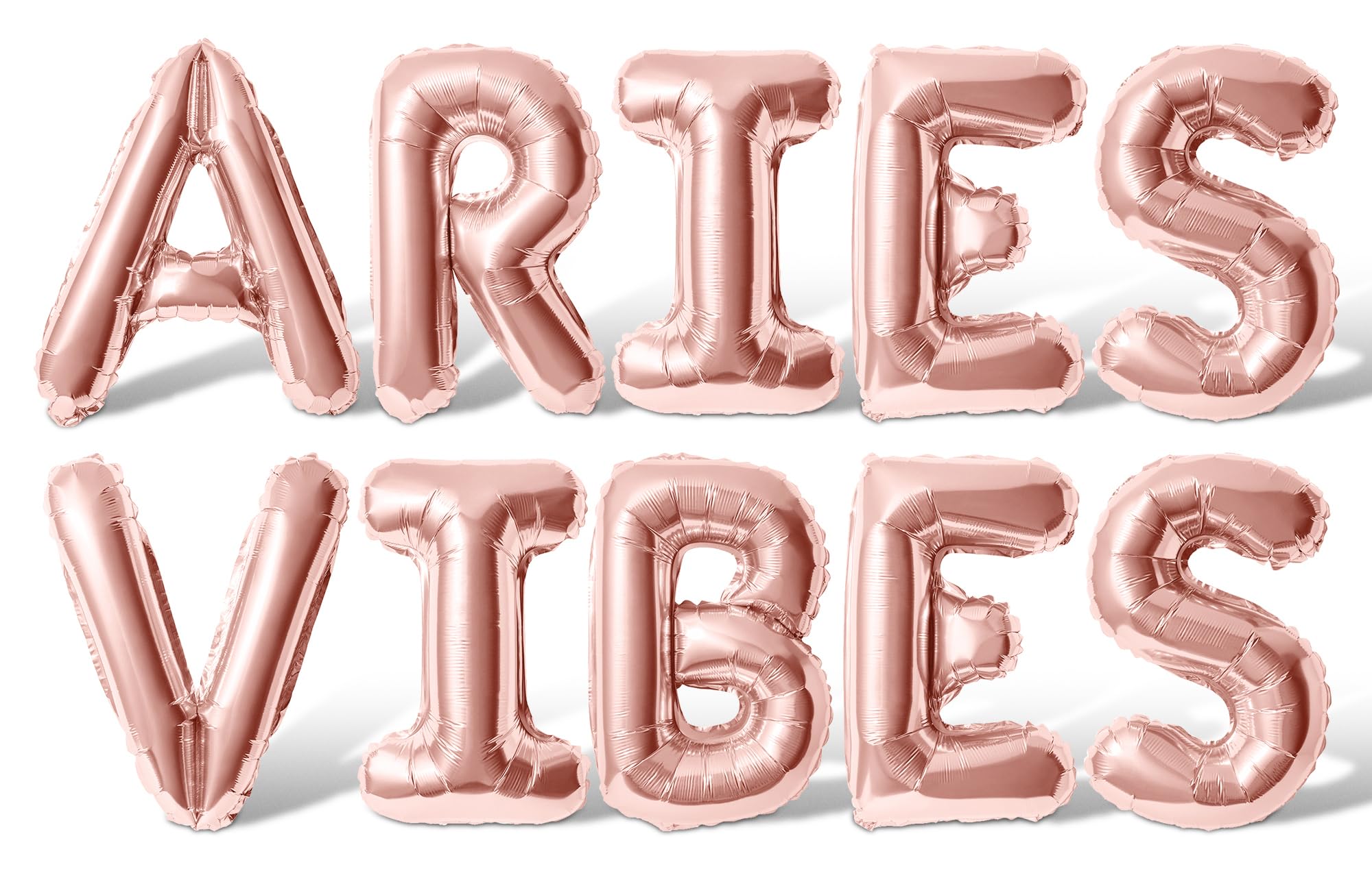 Amazon.com: Letter Balloons - ARIES VIBES 16" Inch Alphabet Letters ...