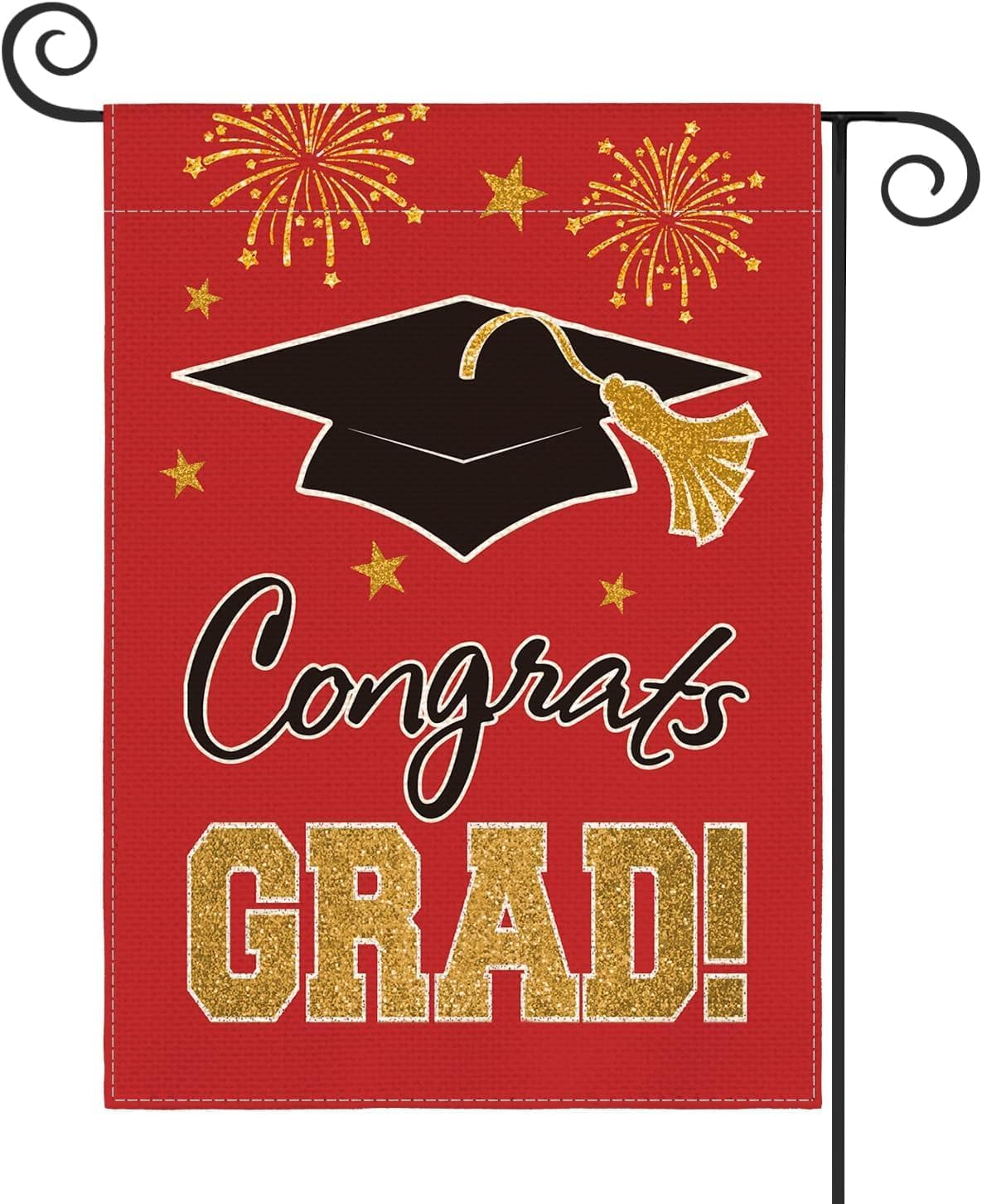 Amazon.com : Congratulations Graduation Cap Garden Flag 12x18 inches ...