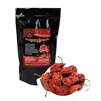 Amazon.com : Magic Plant Dragon's Breath Pepper Whole Pods - 1/2 oz ...