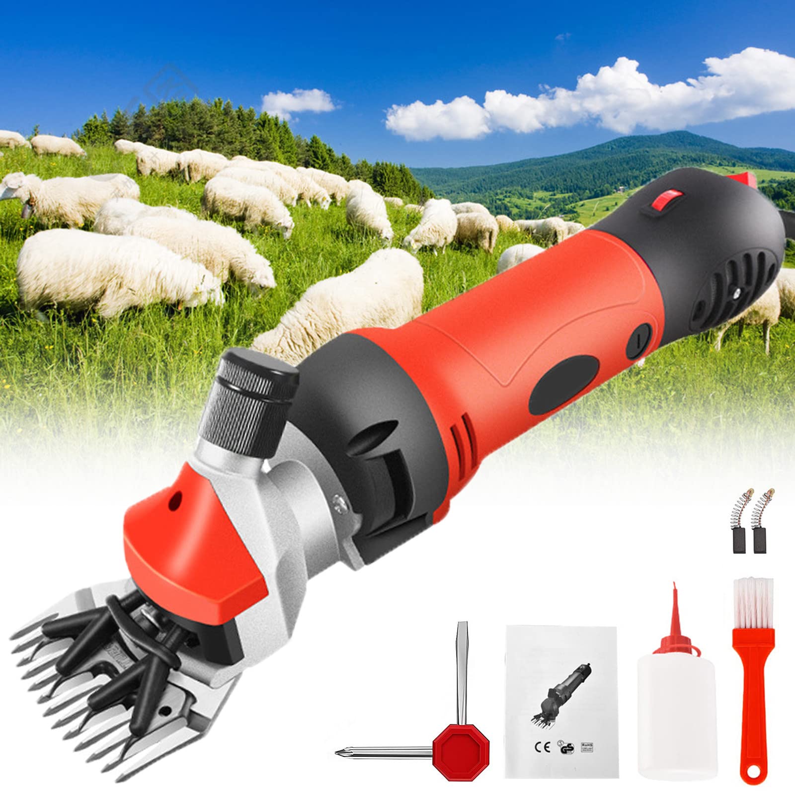 Dog Shears For Grooming Sheep Shears 900W, Professional Electric Sheep ...