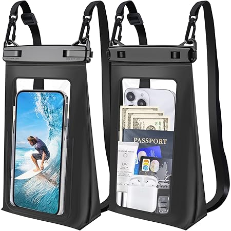 UNBREAKcable Waterproof Phone Case，2-Pack IPX8 Universal Waterproof ...