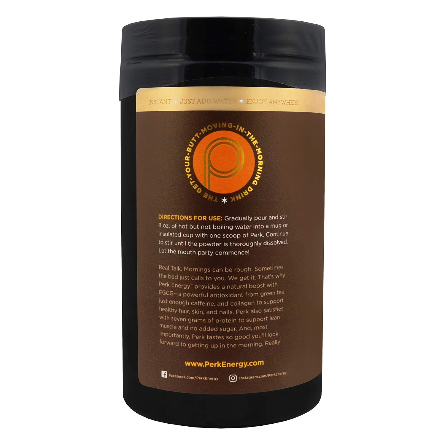 Perk Energy - Chai Flavored Beverage Mix with Zero added Sugar ...