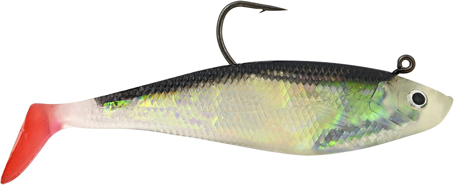 Amazon.com: Matzuo Swim Shad Crankbait, Pearl Black Back/Red Mouth, 2-Inch