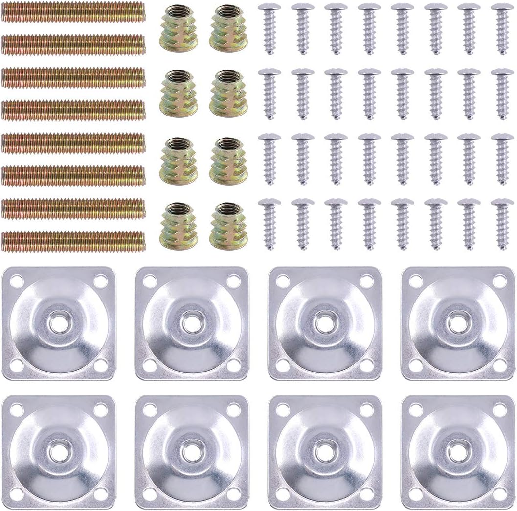 Amazon.com: LANIAKEA 16 Set Leg Mounting Plates, Heavy Duty Top Plates ...