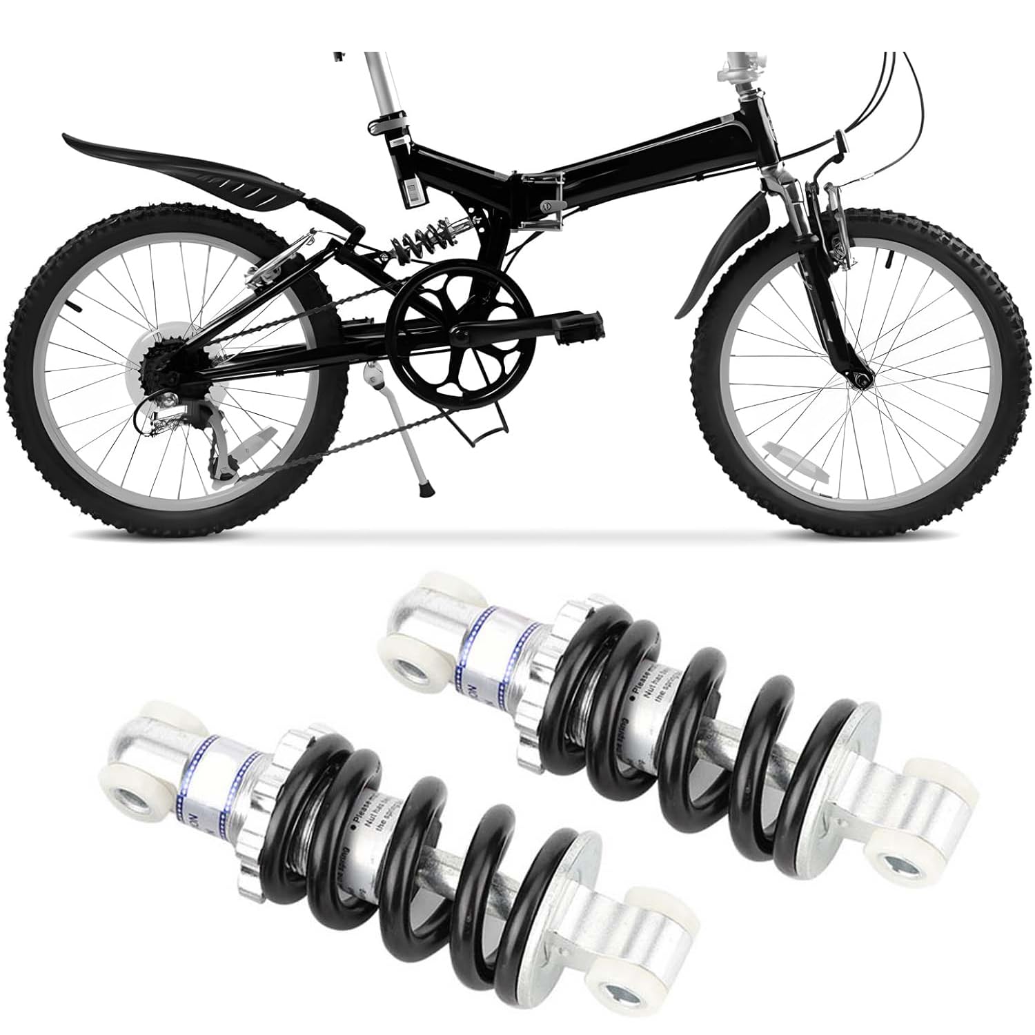 Snapklik.com : 2Pcs Rear Shock Absorber, 750LBS 125mm Heavy-Duty ATV ...