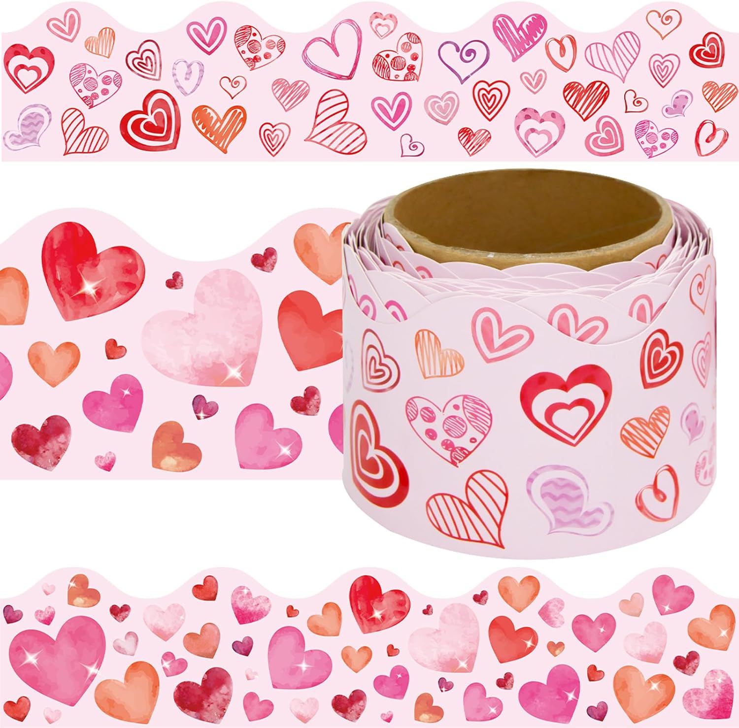 Amazon.com: Valentines Day Heart Bulletin Board Borders Valentines Day ...