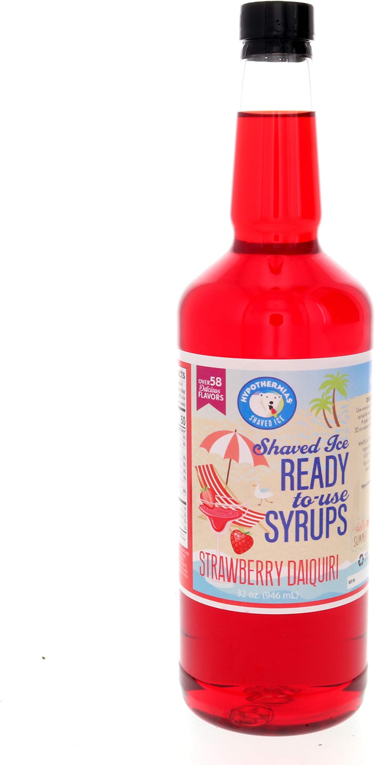 Amazon.com : Hypothermias Hawaiian Snow Cone Syrup, Shaved Ice Flavor ...