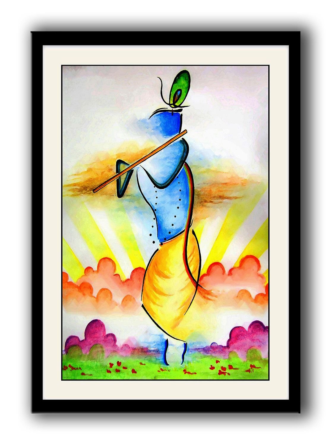 Easy Paintings Of Lord Krishna