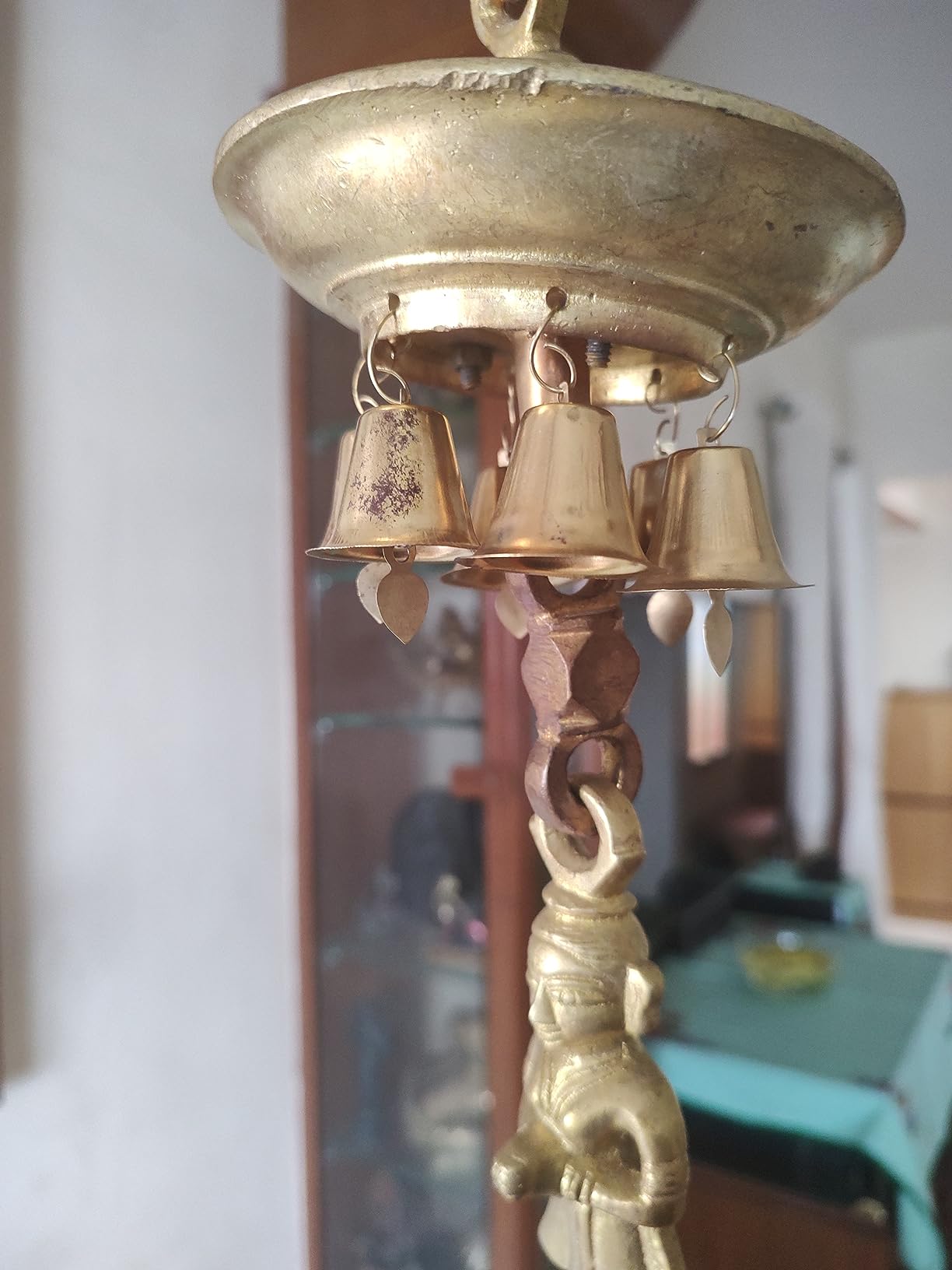 3A Featuretail Golden Metal Bells Used for DIY Crafts and Festive ...