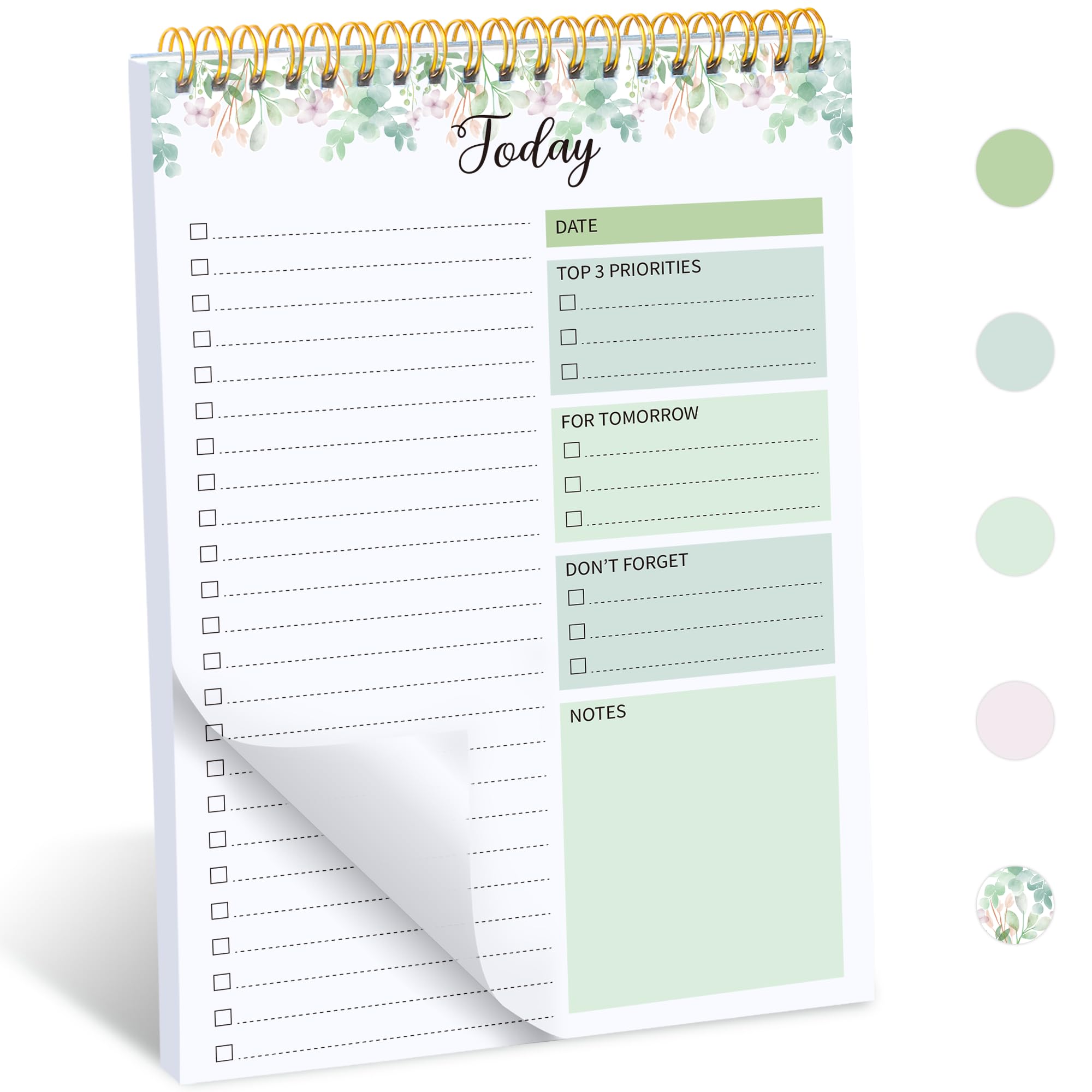 Amazon.com : To Do List Notepad - 80 Sheets Daily Planner Notepad To Do ...