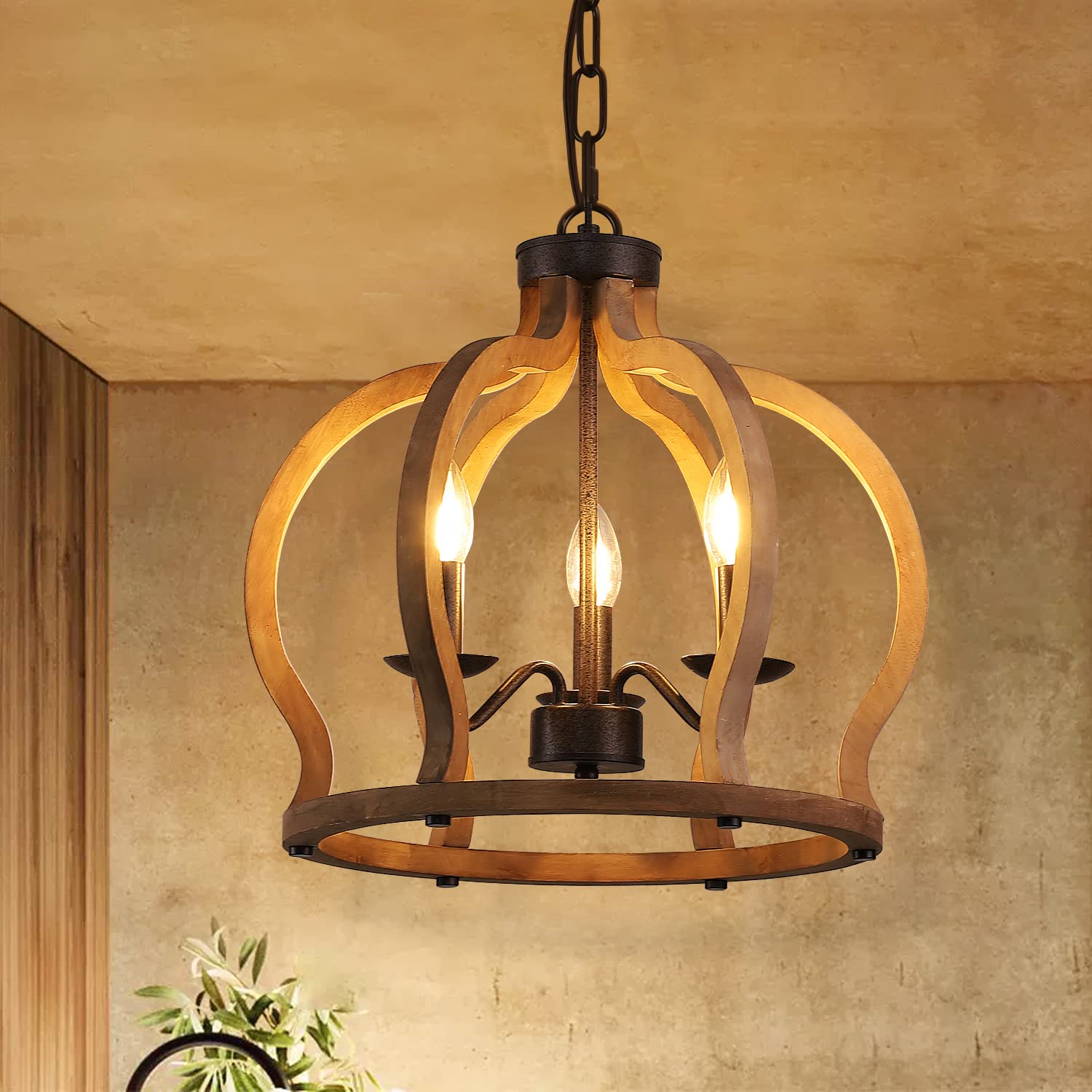 Kviflon Rustic Farmhouse Pendant Lights, Industrial Island Light ...