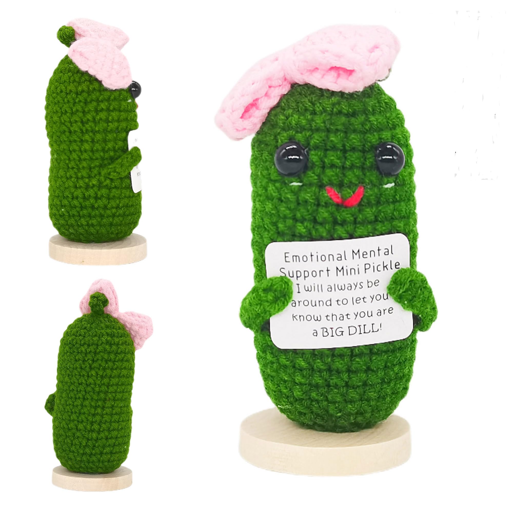 Amazon.com: qyqkfly 1 Pcs Mini Cute Emotional Pickled Mental Support ...