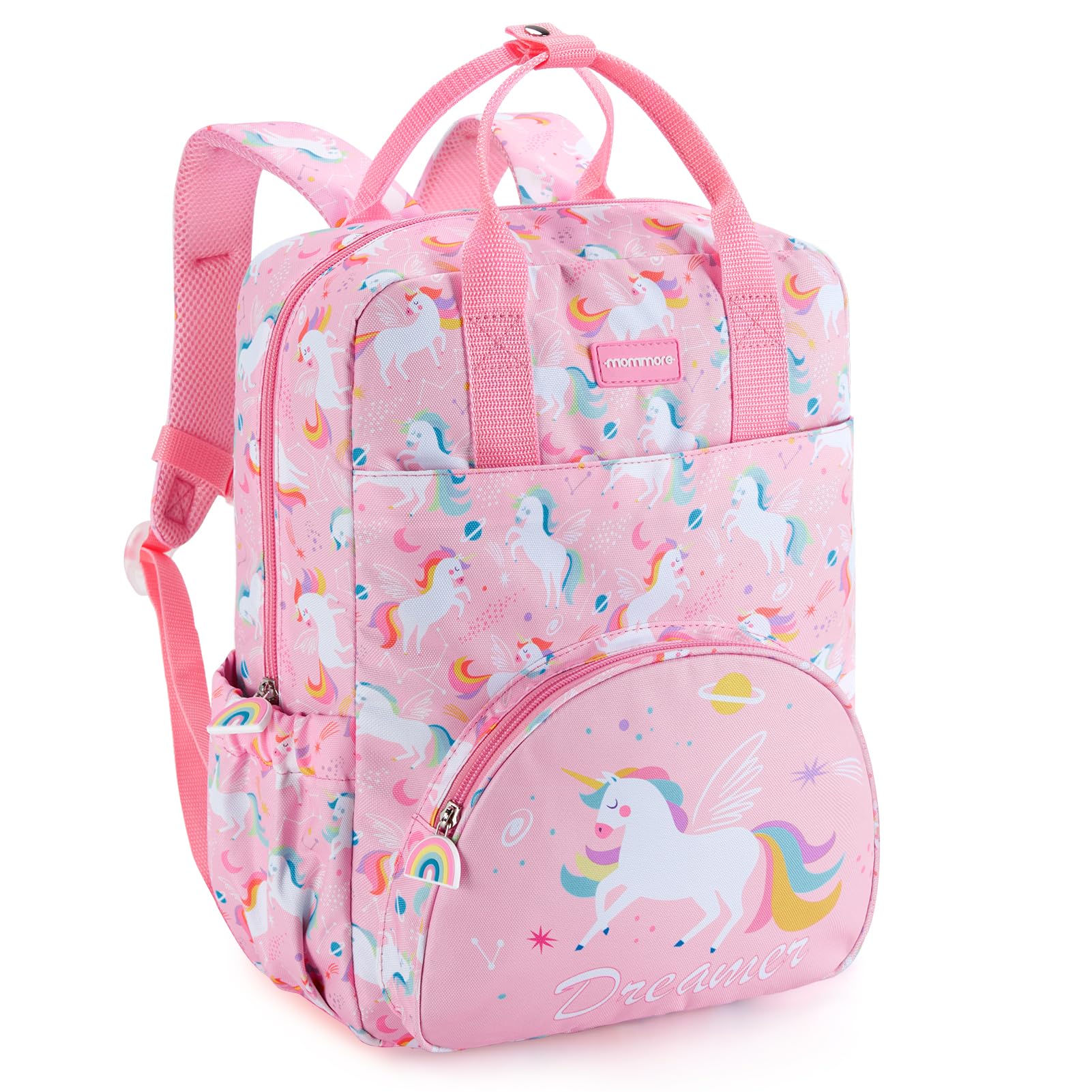 Amazon.com | mommore Kids Backpack Girls, Durable Large Toddler Bookbag ...