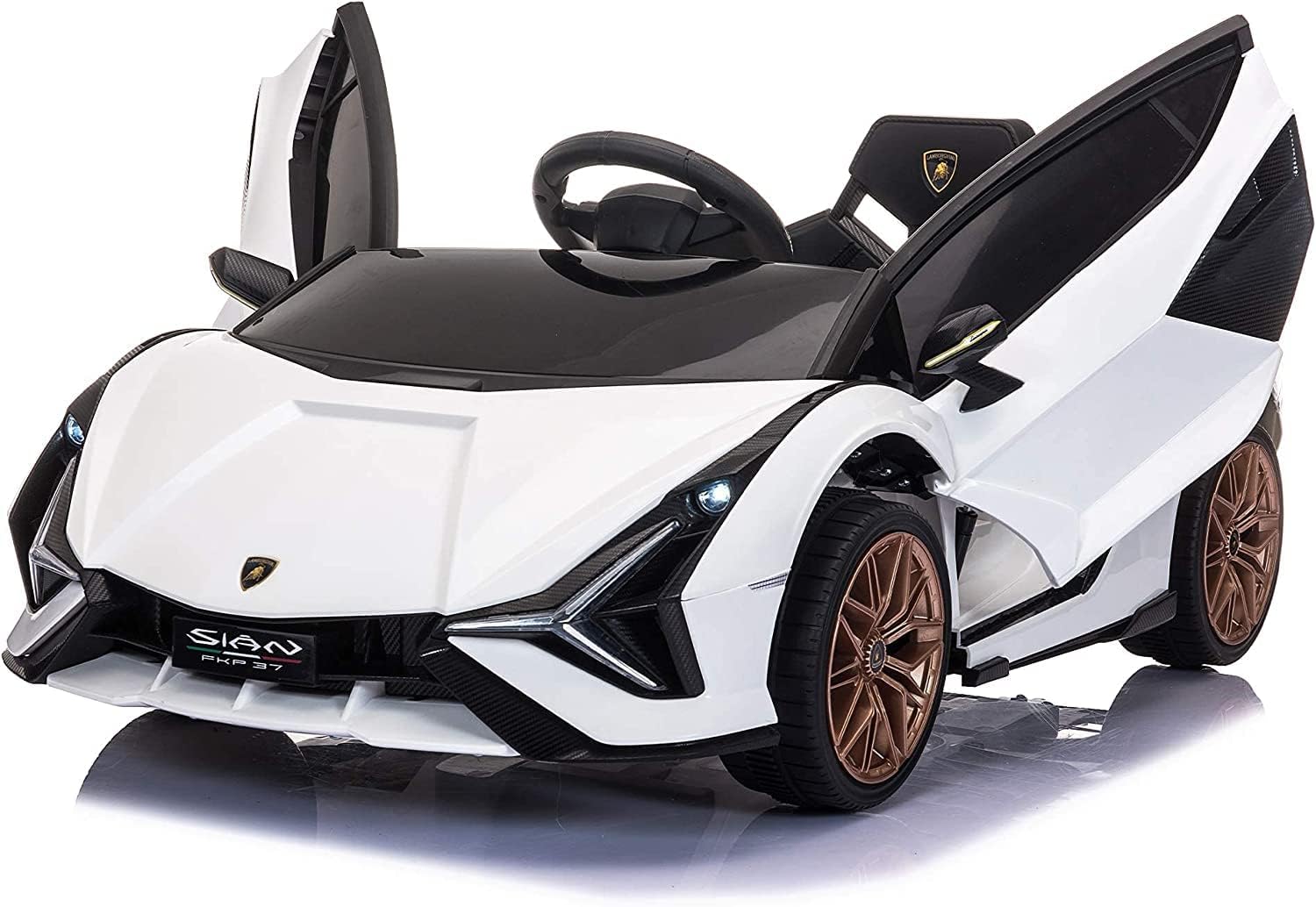 Amazon.com: 12V Kid Ride On Car with Soft Start and Wheel Suspension ...