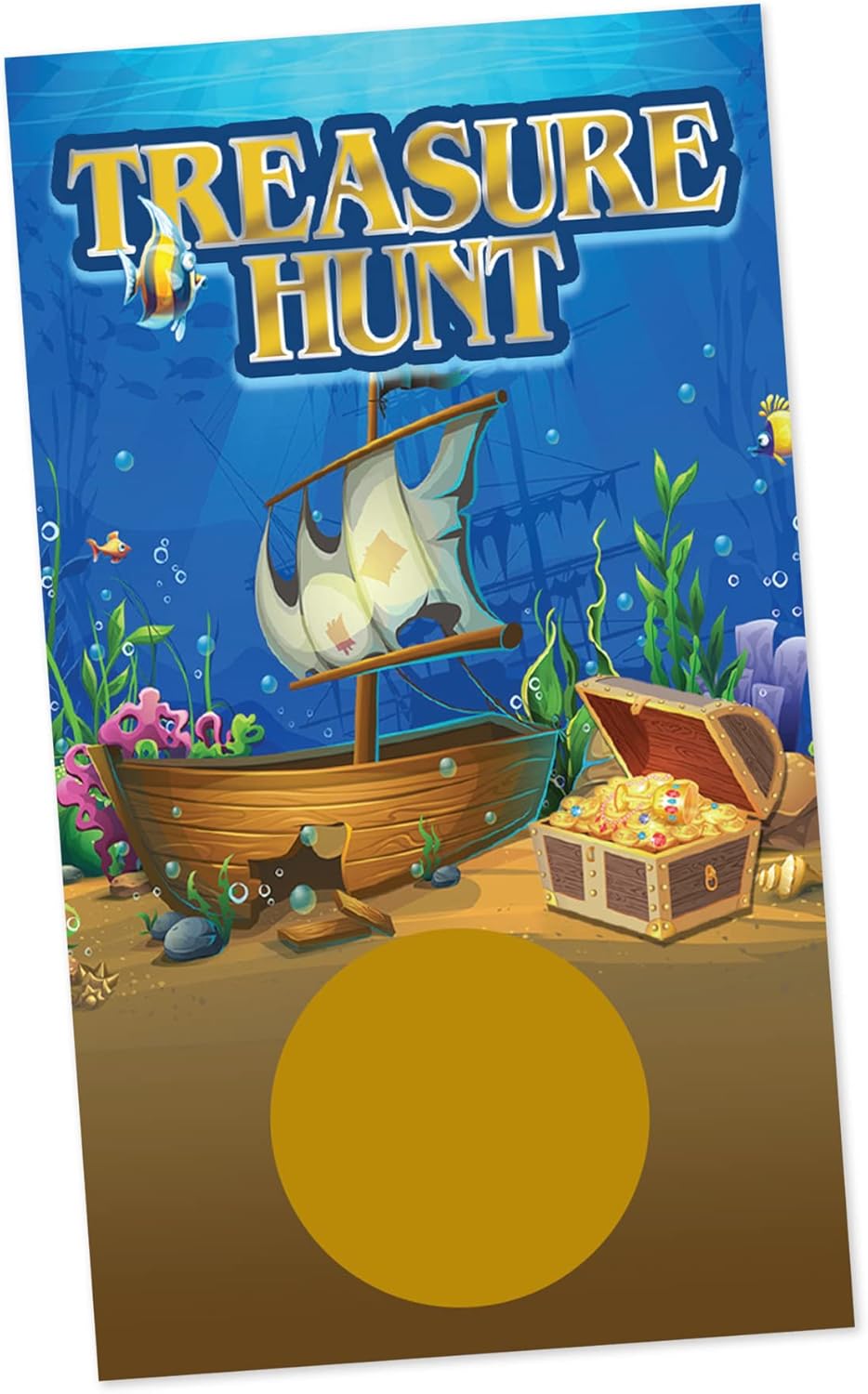 Amazon.com: PROMO PRINTING GROUP, INC. Treasure Hunt Scratch Off Cards ...