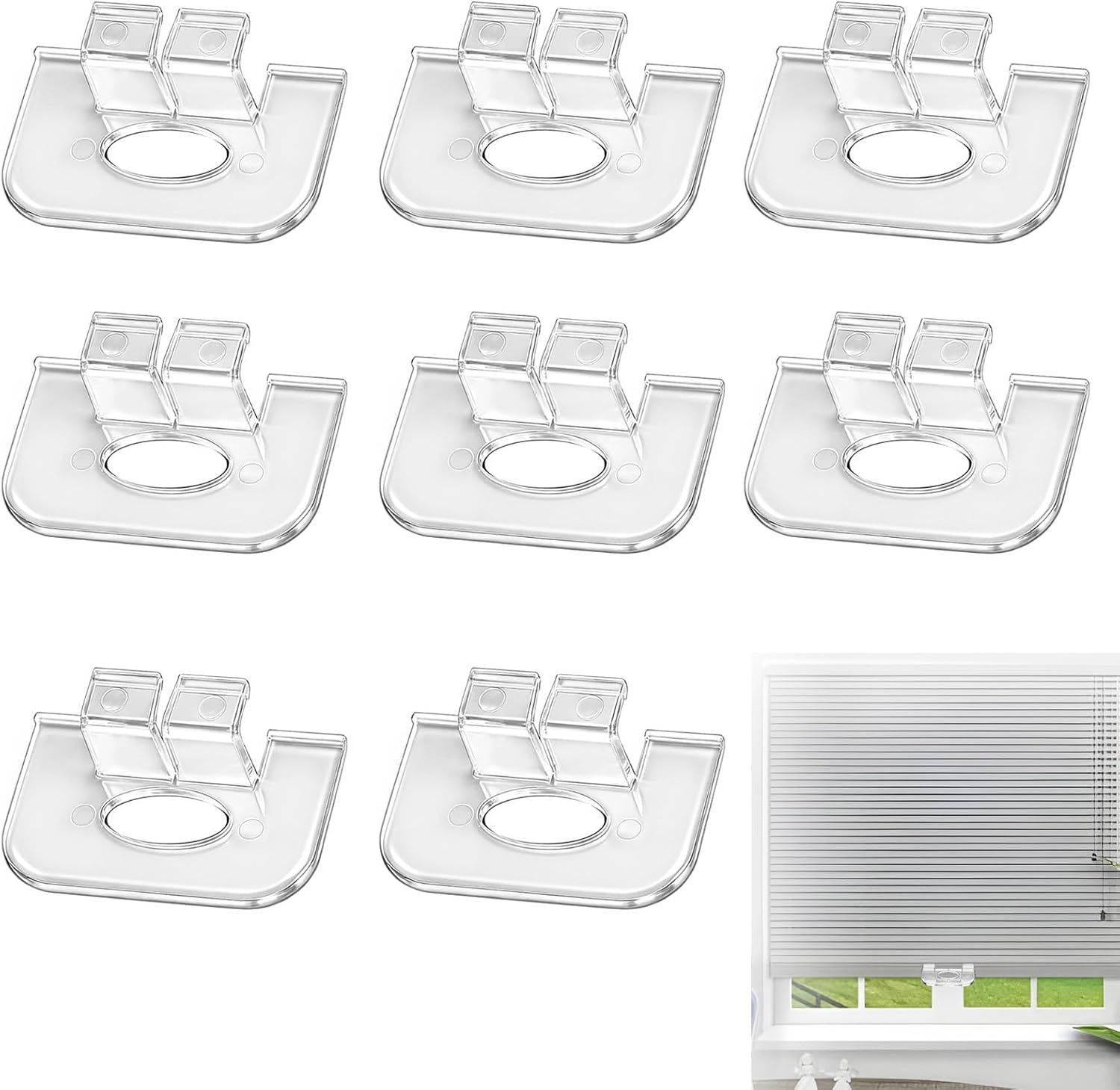 Amazon.com: 8 PCS Shade Lift Handles Compatible with Graber Bali ...