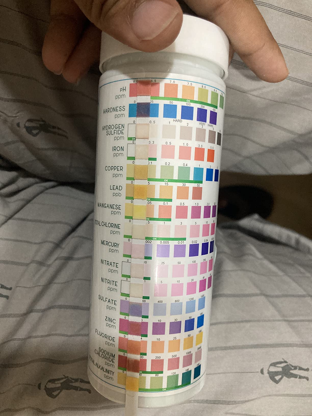 17 in 1 Drinking Water Test Kit - Incl. 2 Bacteria Tests - Home Water ...