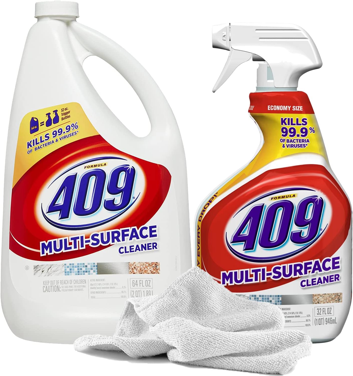 Amazon.com: Formula 409 Stone and Steel Cleaner, Spray Bottle, 32 ...