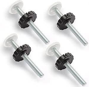 4 Pcs Pressure Mounted Baby Gates Threaded Spindle Rods M10 Walk Thru ...