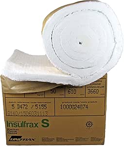 INSULFRAX "S" BLANKET 25MM X 610MM X 7200MM 96KG : Amazon.co.uk: DIY ...