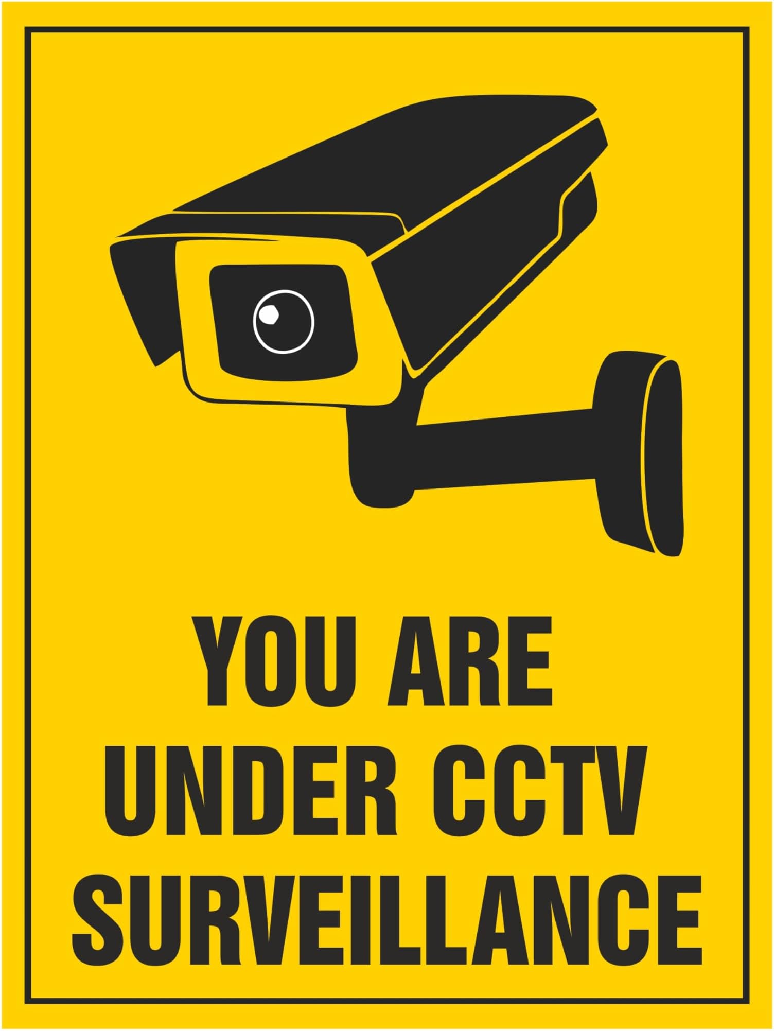 Anne Print Solutions® You are Under CCTV Surveillance Stickers Self ...